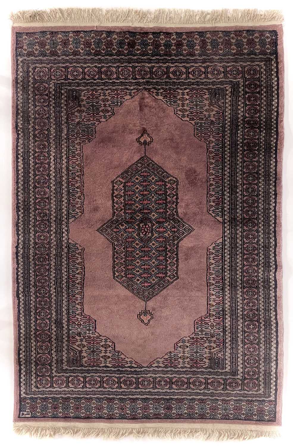 Lot 1267 - A Pakistan rug, signed.