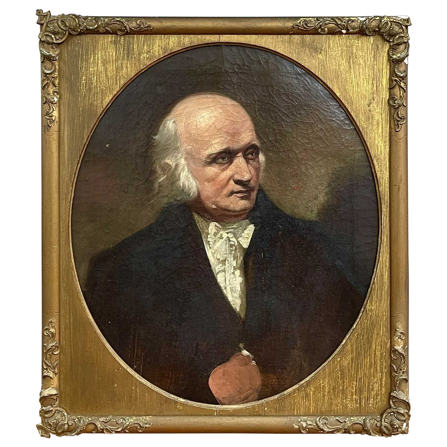Lot 37 A Mid 19th Century Portrait Of A Gentleman lot-37-a-mid-19th-century-portrait-of-a-gentleman