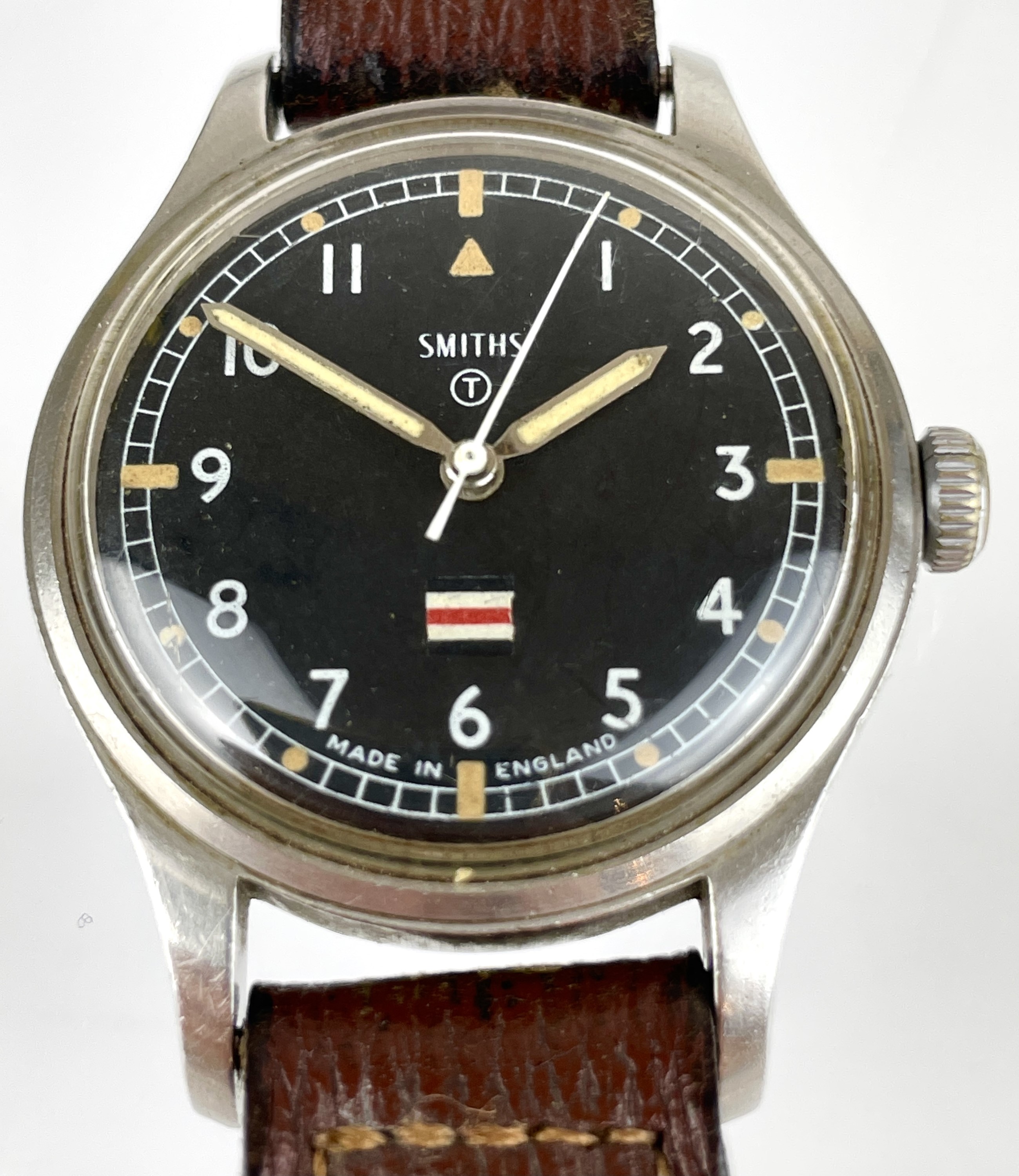 Lot 493 - A Smiths military issue stainless steel