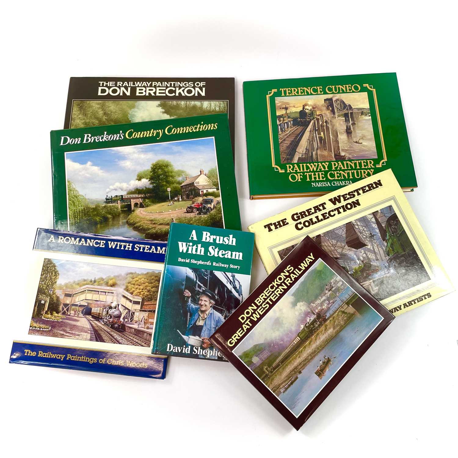 Lot 659 - Transport-Railway Artists Books (x7).