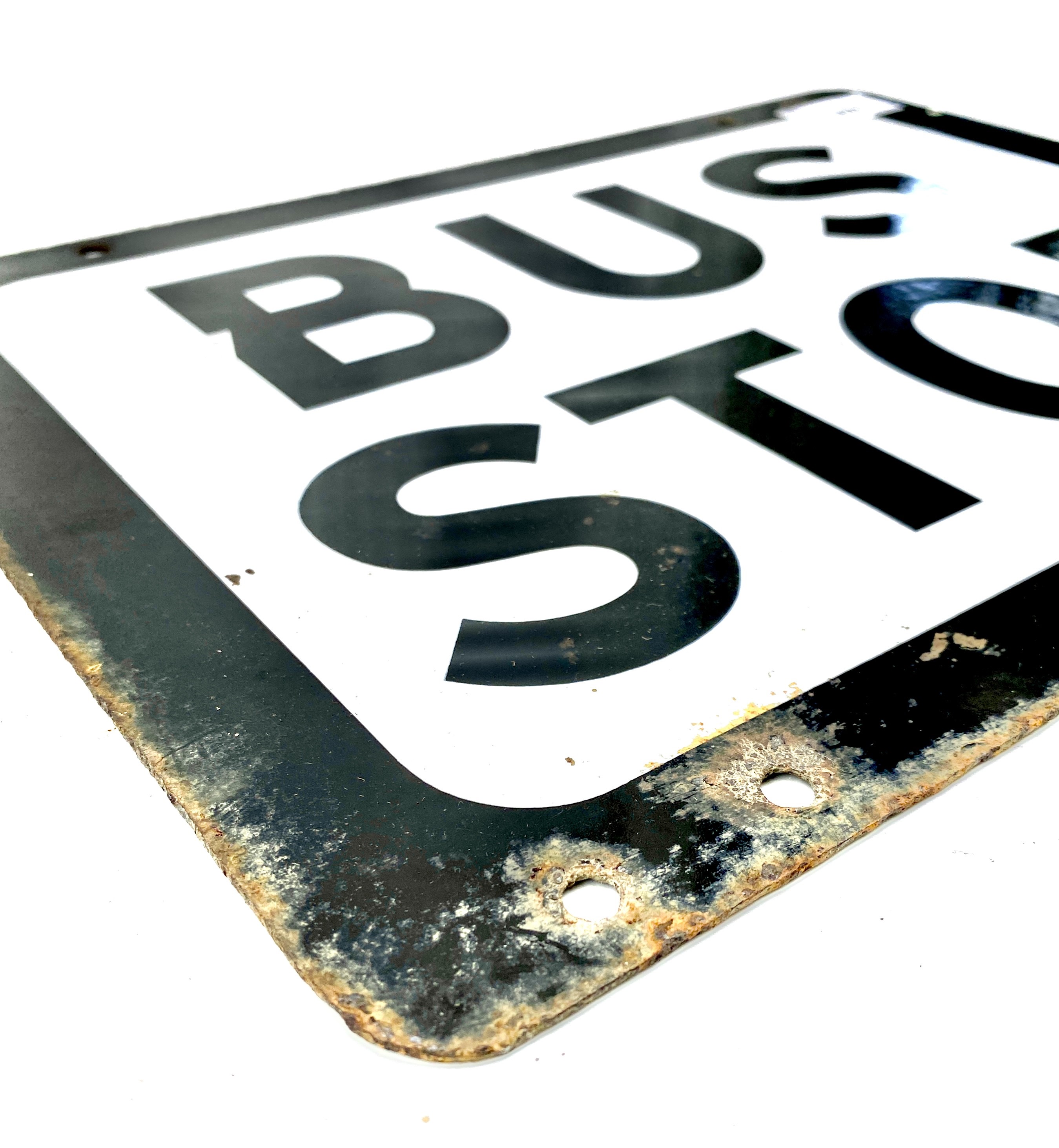 Lot 669 - Transport - Bus Interest - Enamel Bus Stop