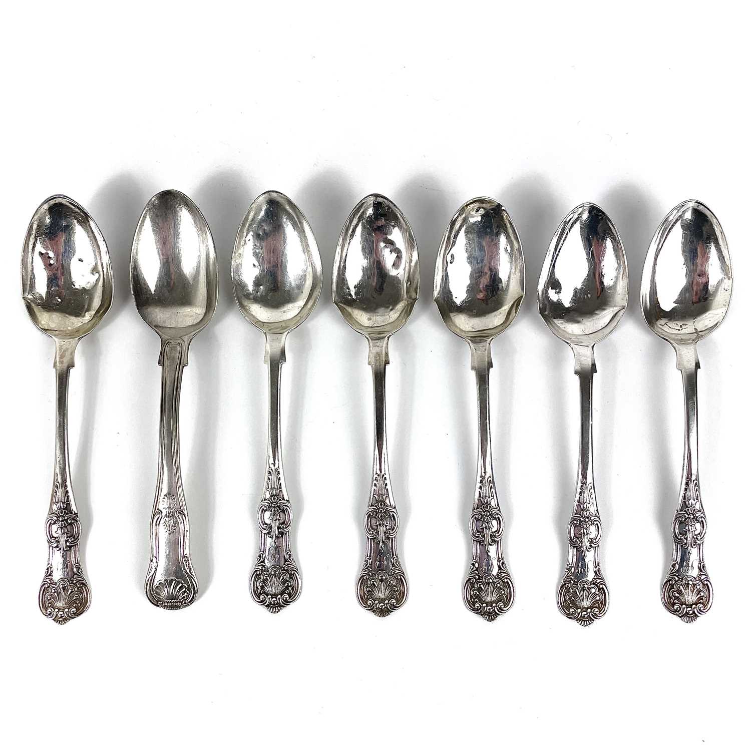 Lot 219 - A Victorian Scottish silver set of six