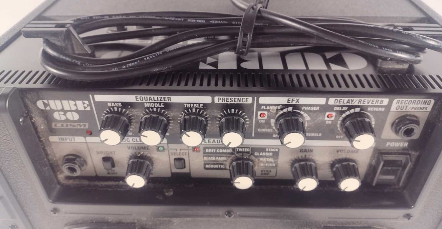 Lot 348 - A Roland Cube 60 guitar amplifier.
