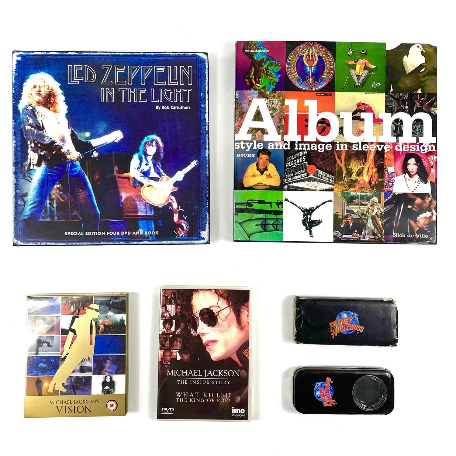 Lot 367 - A signed watch tin by Bruce Willis and Demi