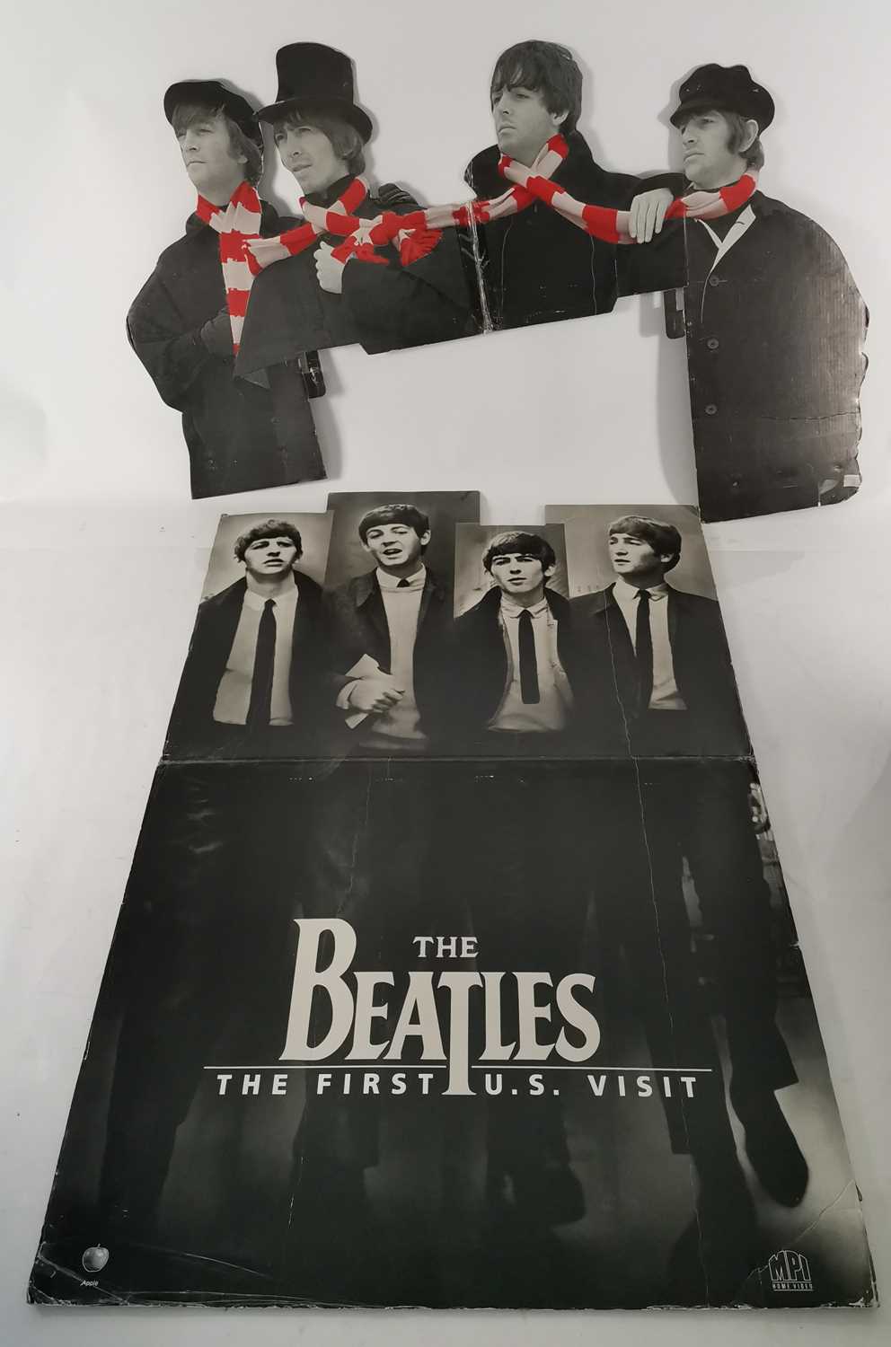 Lot 369 - Two Beatles promotional cardboard