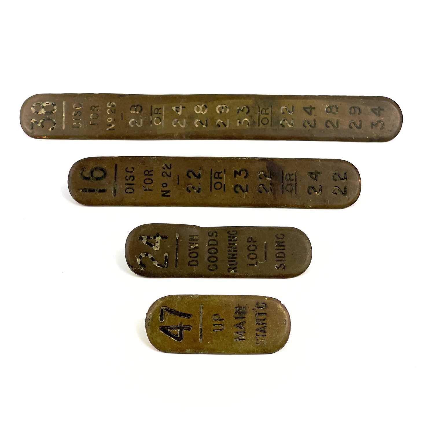 Lot 689 - Transport-Railwayana- GWR Signal Box Brass