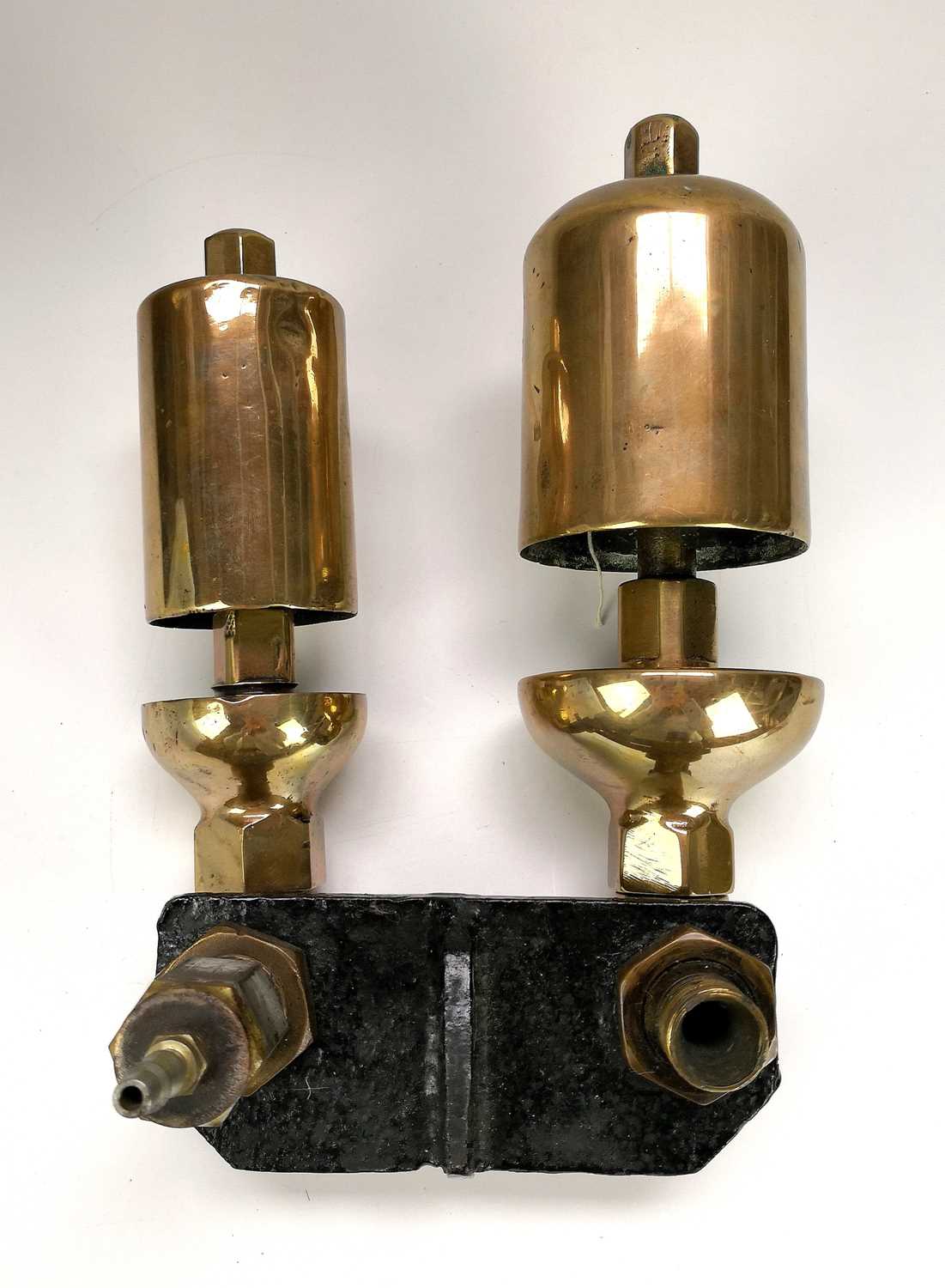 Lot 683 - Transport Railwayana - A Pair of B.R. Brass