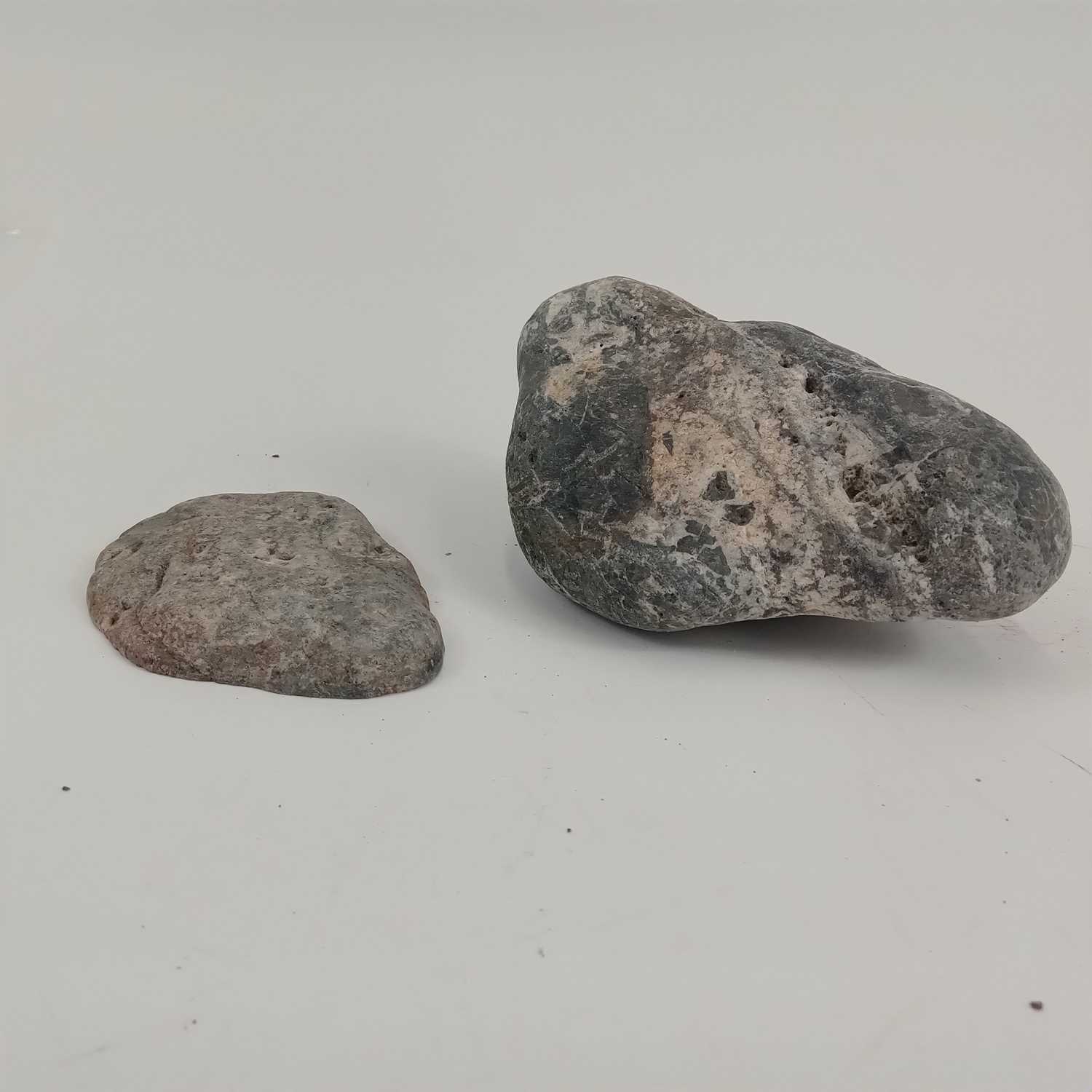 Lot 217 - Alluvial tin pebble and cut ‘wood tin’