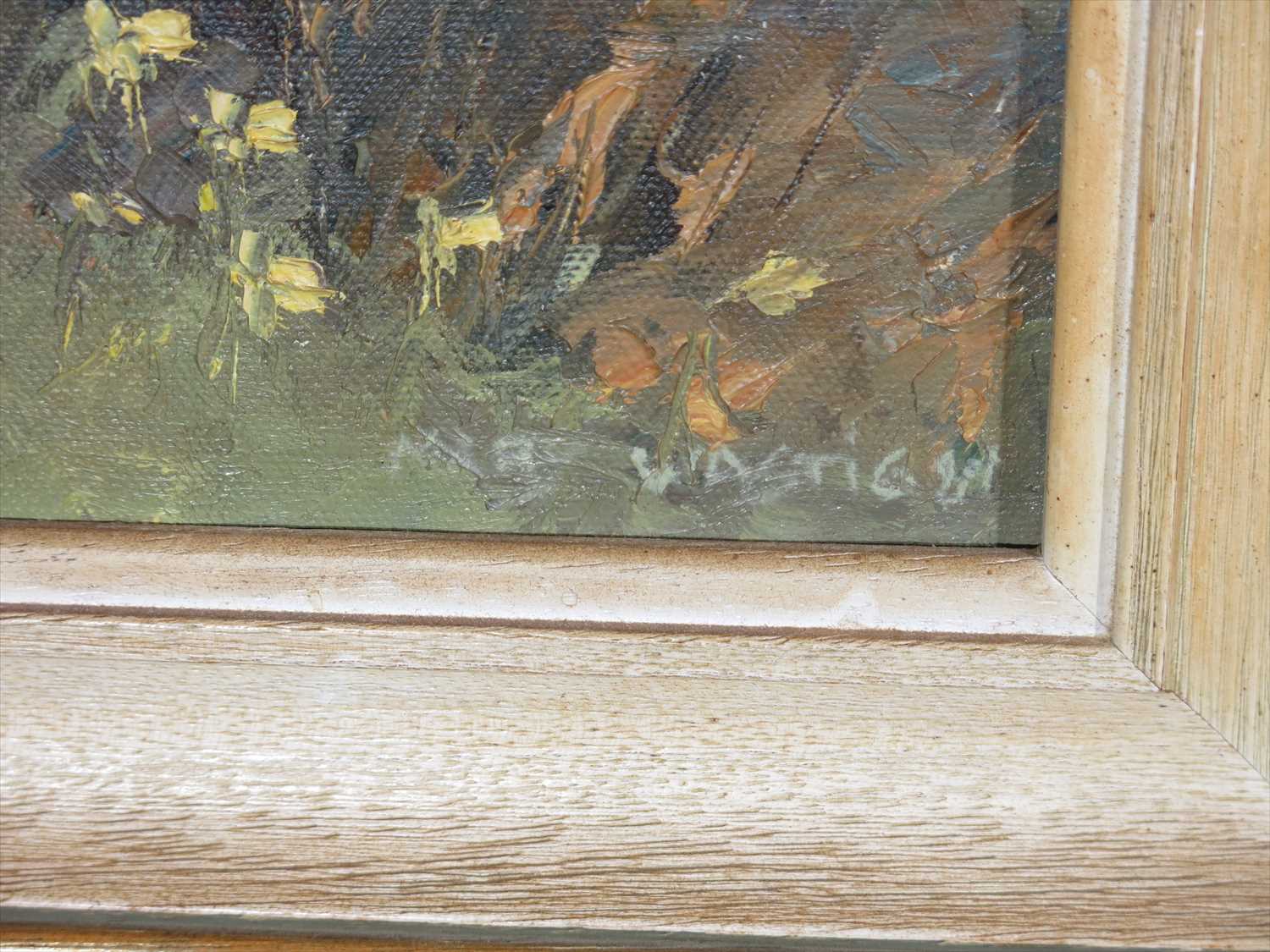 Lot 501 - Mary WASTIE (b.1935) Wooded River Landscape