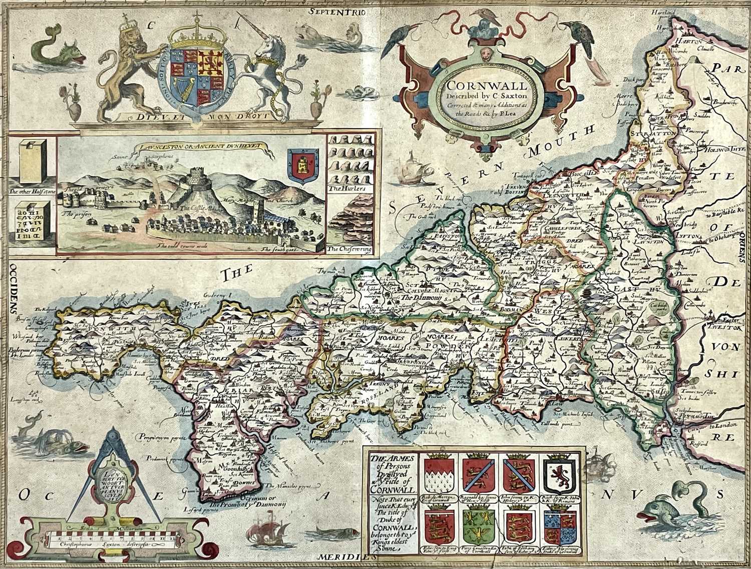 Lot 458 - CHRISTOPHER SAXTON and LEA PHILIP. 'Cornwall
