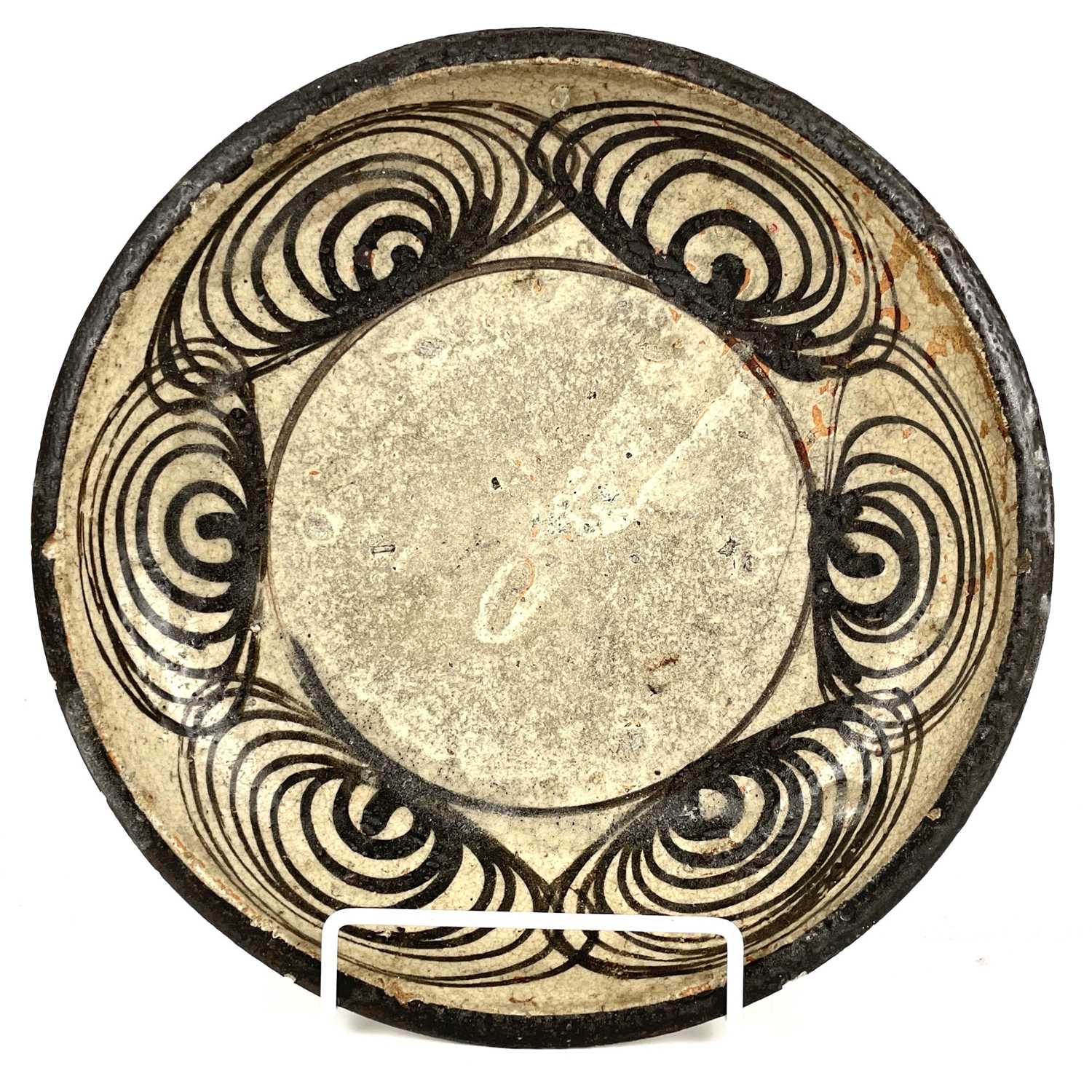 Lot 318 - A Japanese 'horse eye' dish, 19th century or
