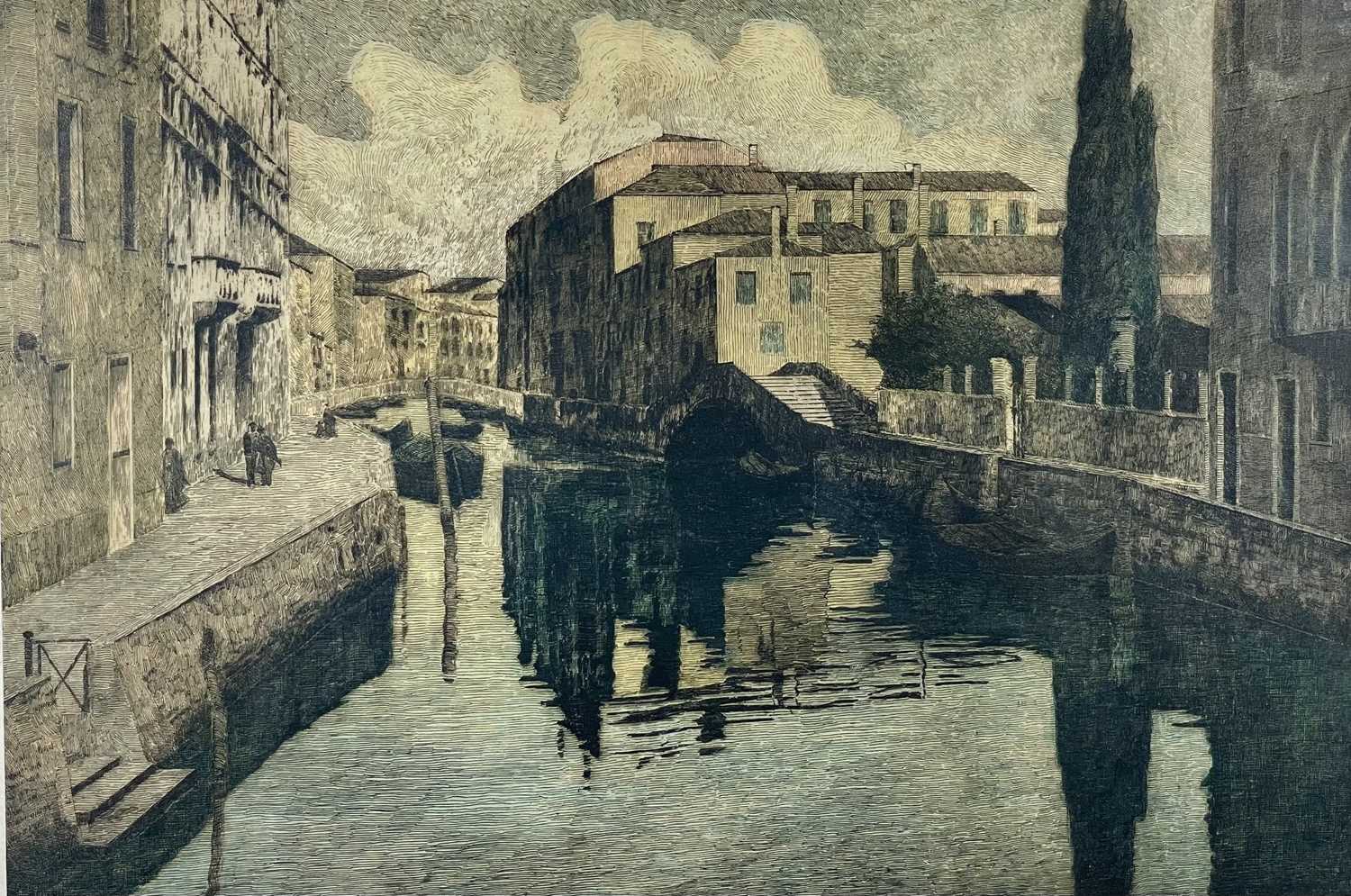 Lot 448 - ANGELO ROSSINI (1871-1939). 'Un Rio