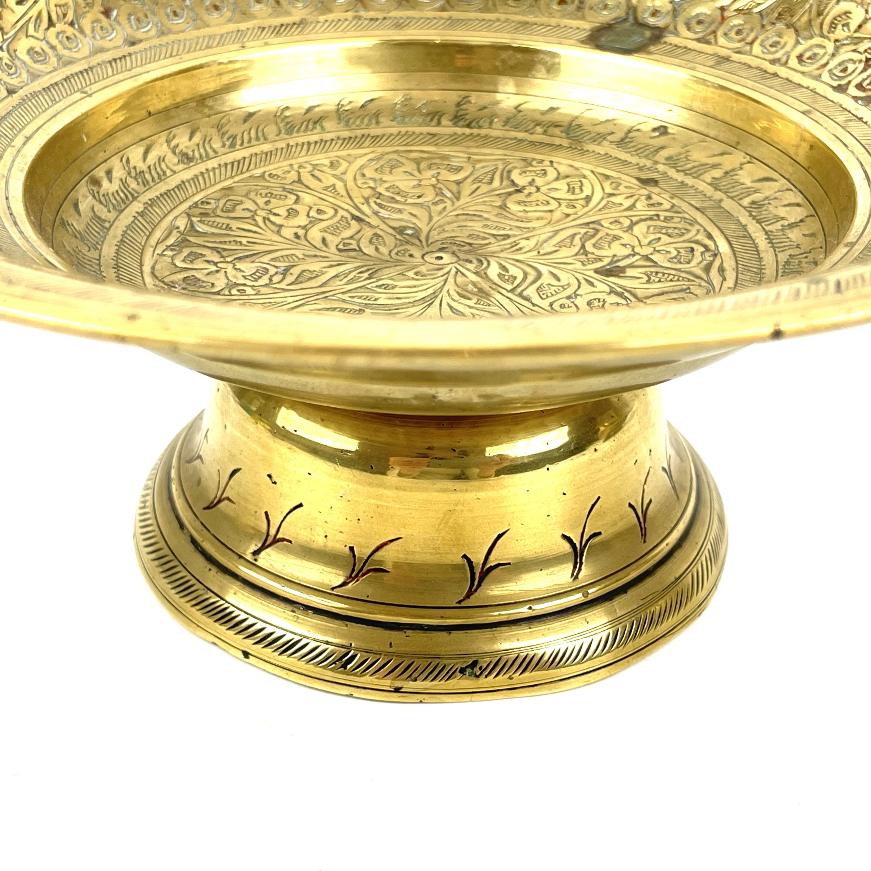 Lot 1058 - Two Indian brass vessels.