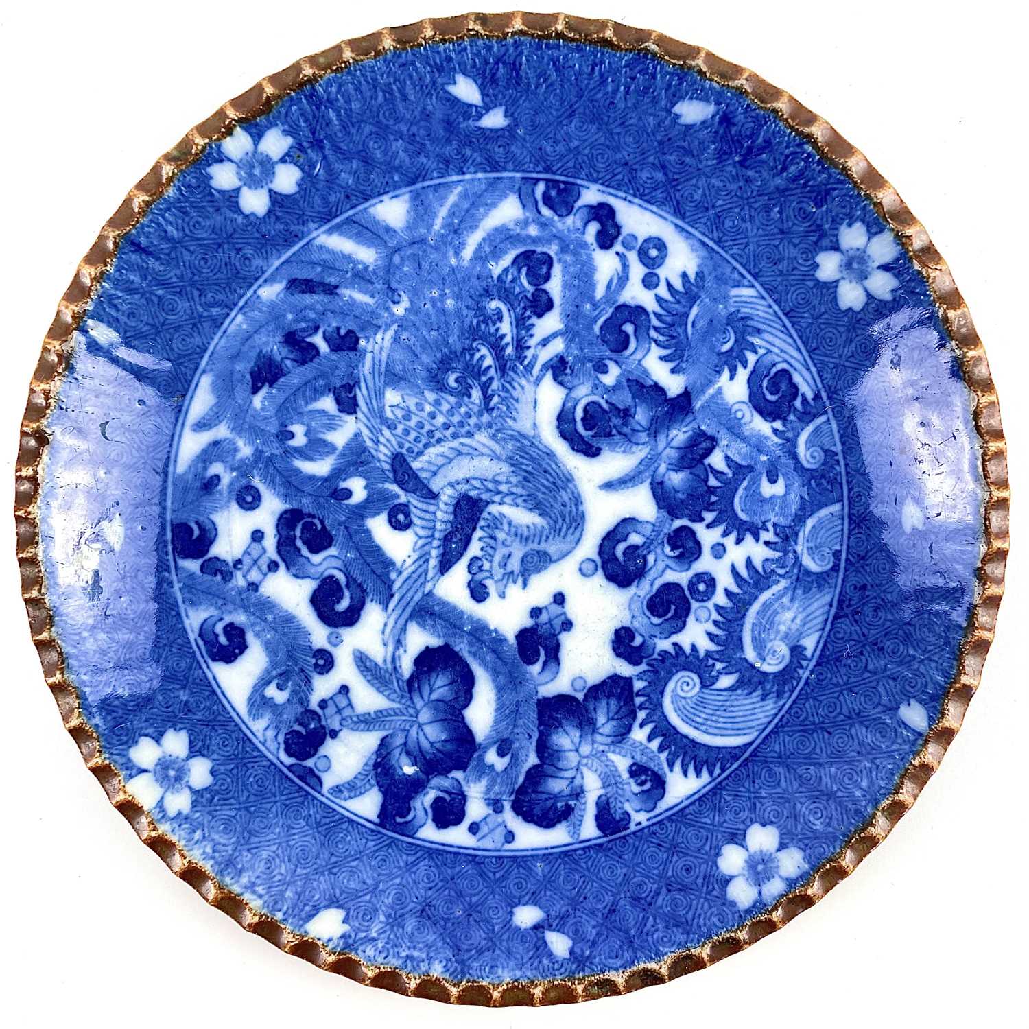 Lot 460 - A set of six Japanese blue and white