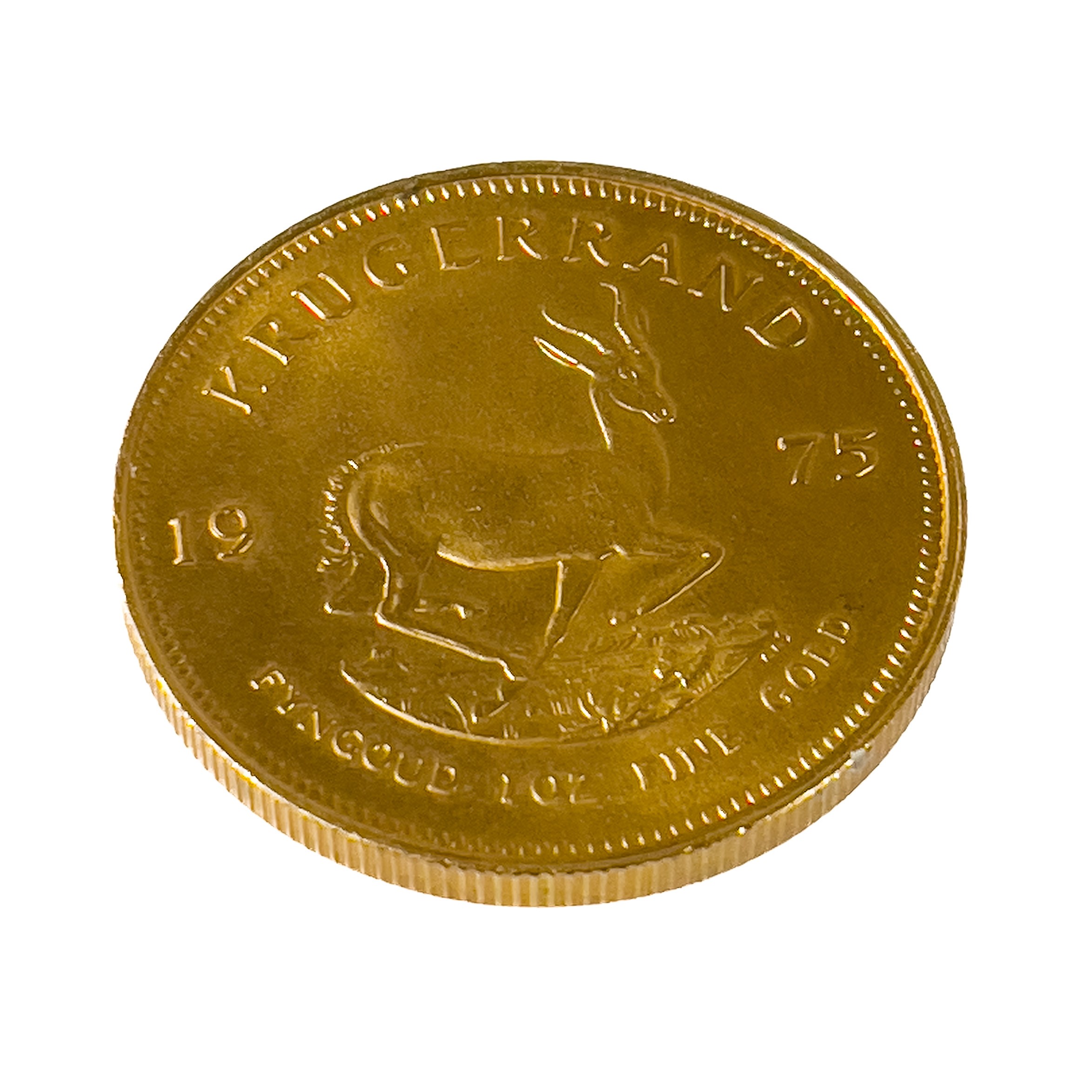 Lot 8 - A 1975 Krugerrand 1oz fine gold coin.