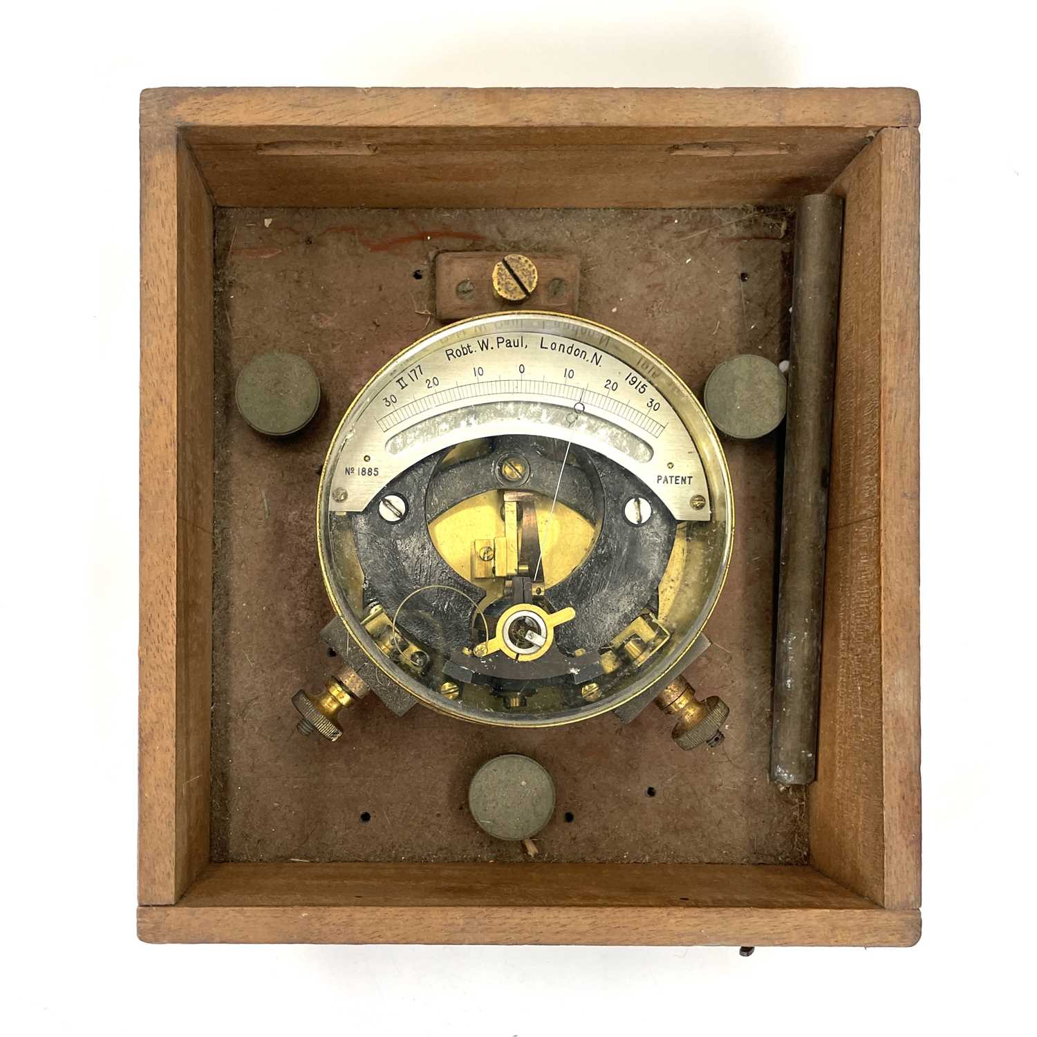 Lot 271 - A brass Unipivot galvanometer by Robert