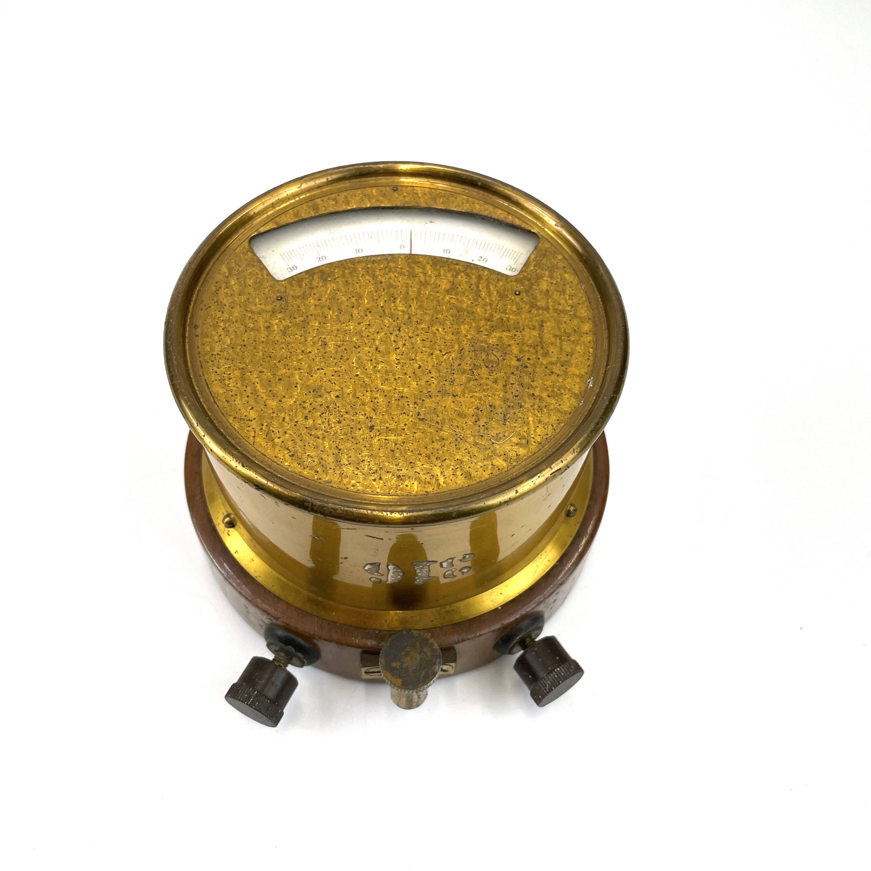 Lot 271 - A brass Unipivot galvanometer by Robert