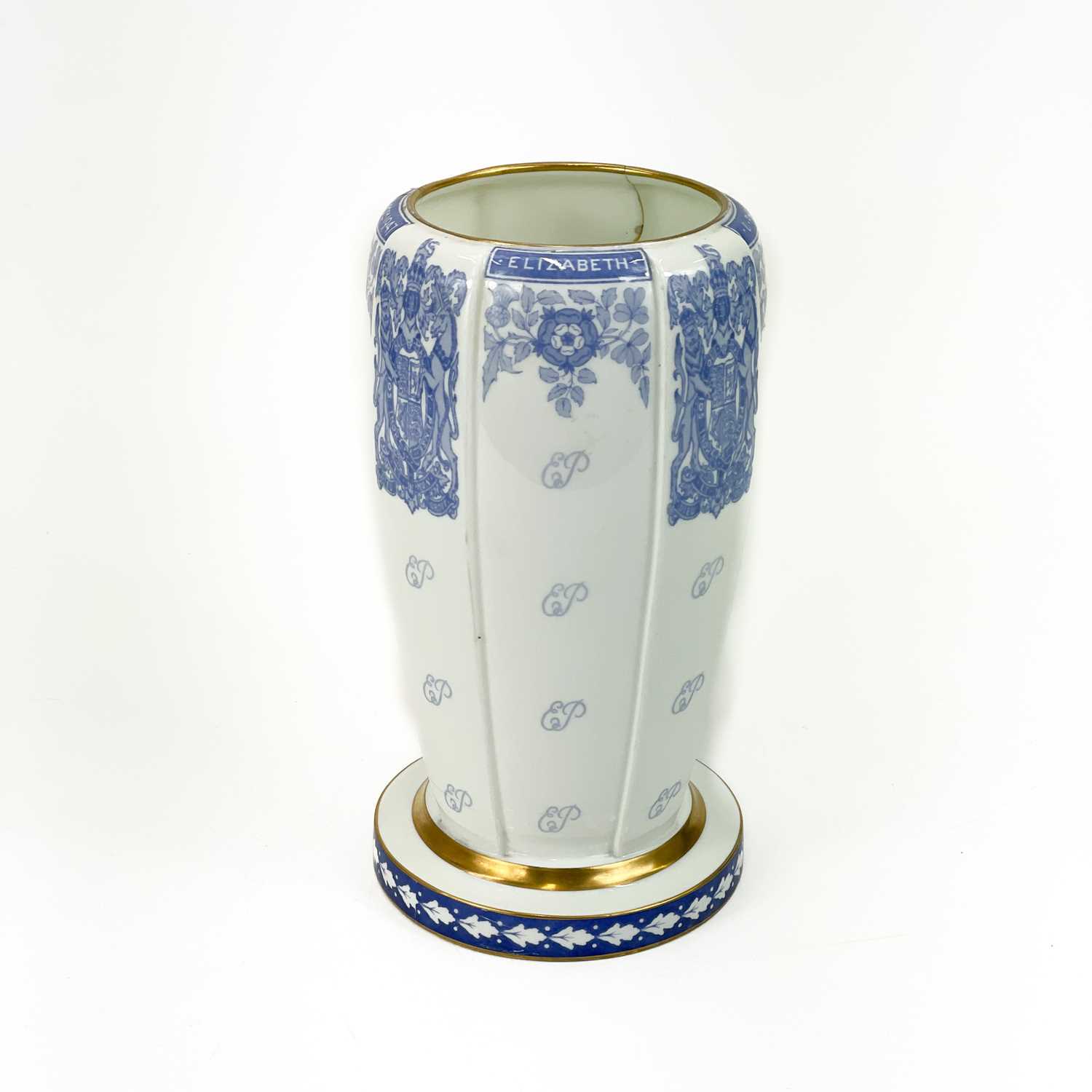 Lot 837 - A rare Minton Princess Elizabeth and Philip