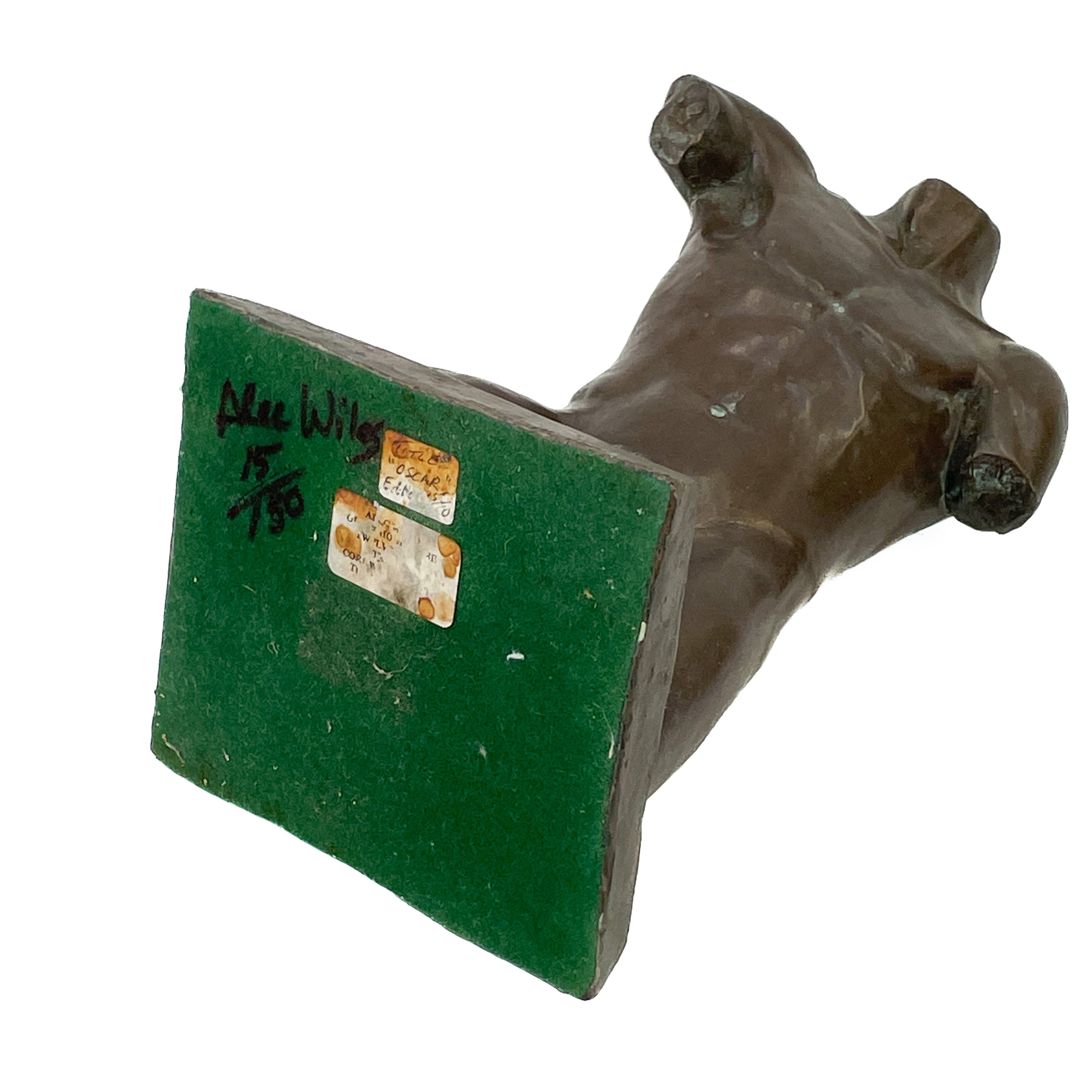 Lot 192 - Male nude sculpture Alec Wiles.