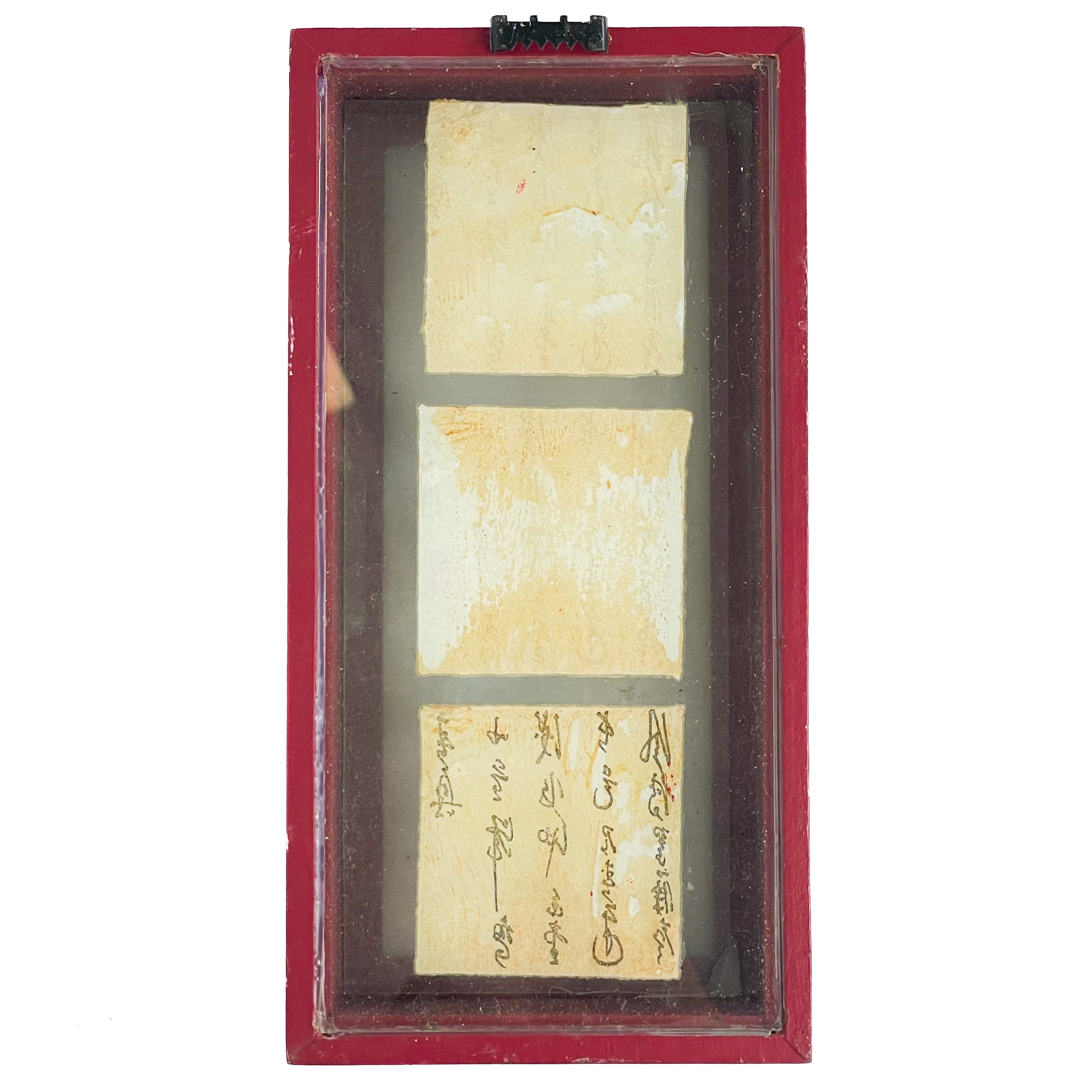 Lot 490 - A glazed cased of 'ancient' Chinese tokens.