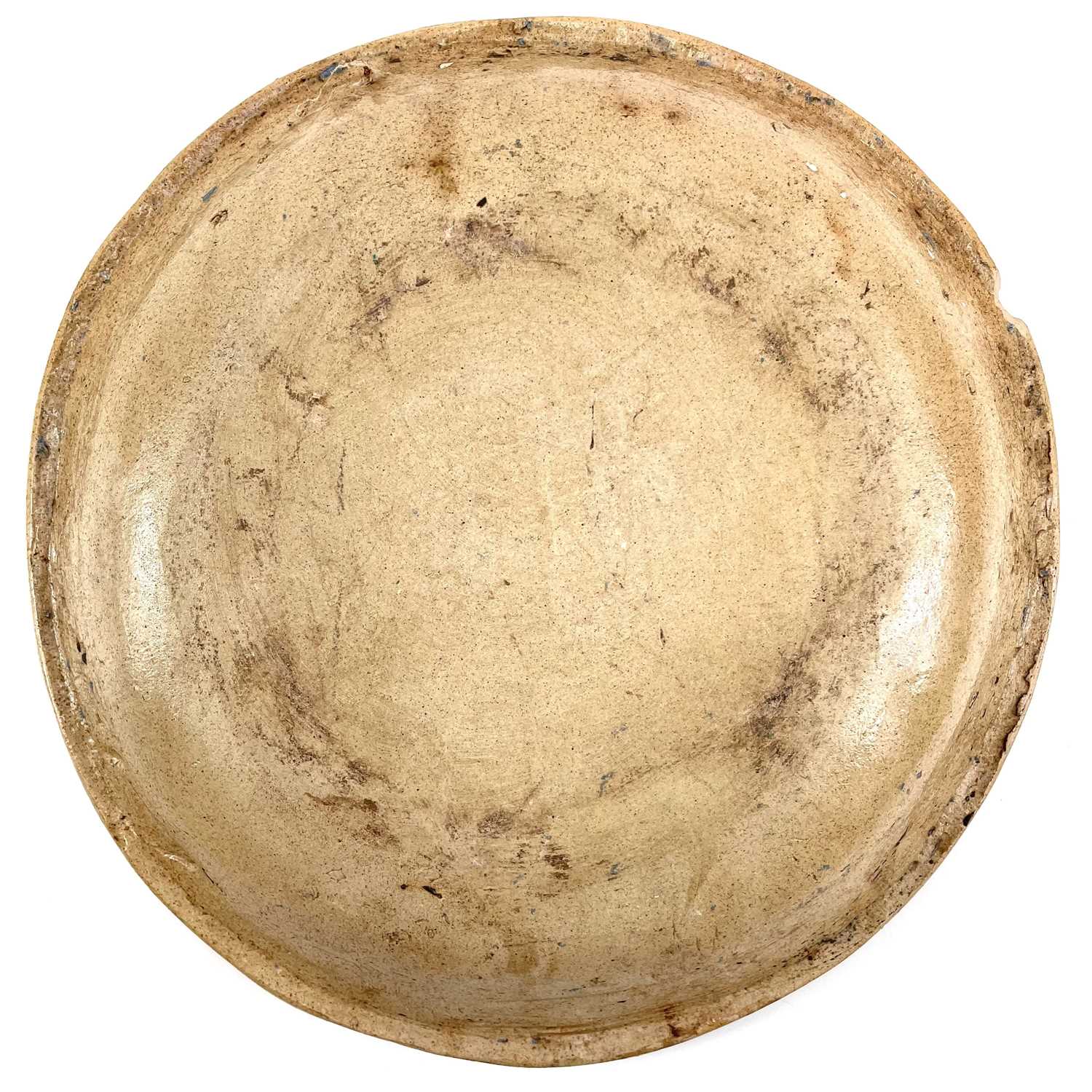 Lot 225 - A 19th century circular slipware dish with