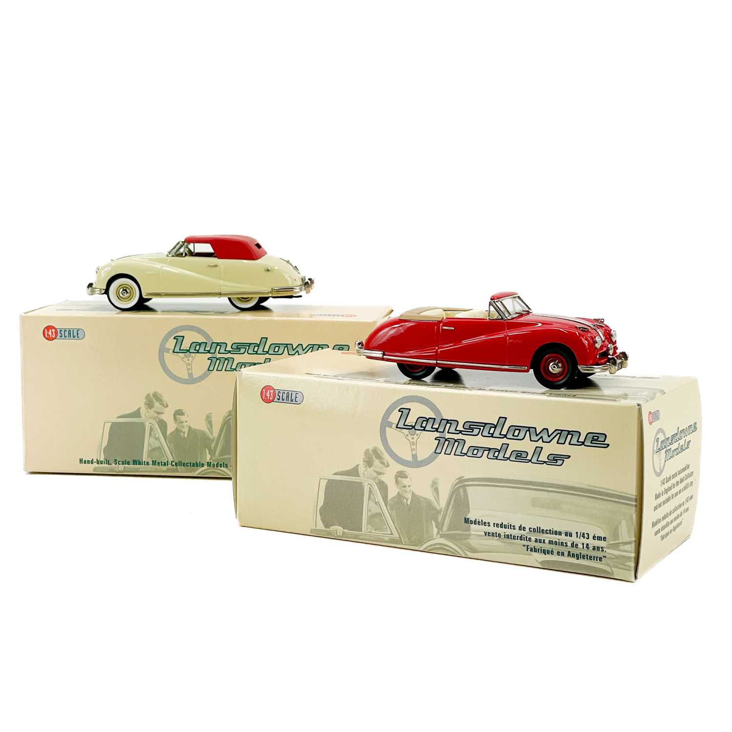 Lot 751 - Lansdowne Models 1940's Cars (x2): Austin