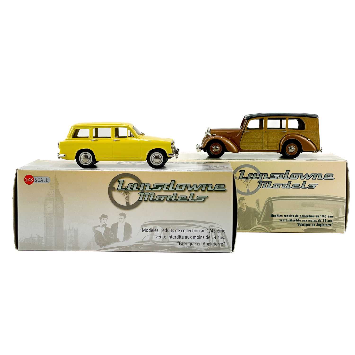 Lot 757 - Lansdowne Models 1950's Cars (x2): Lea-