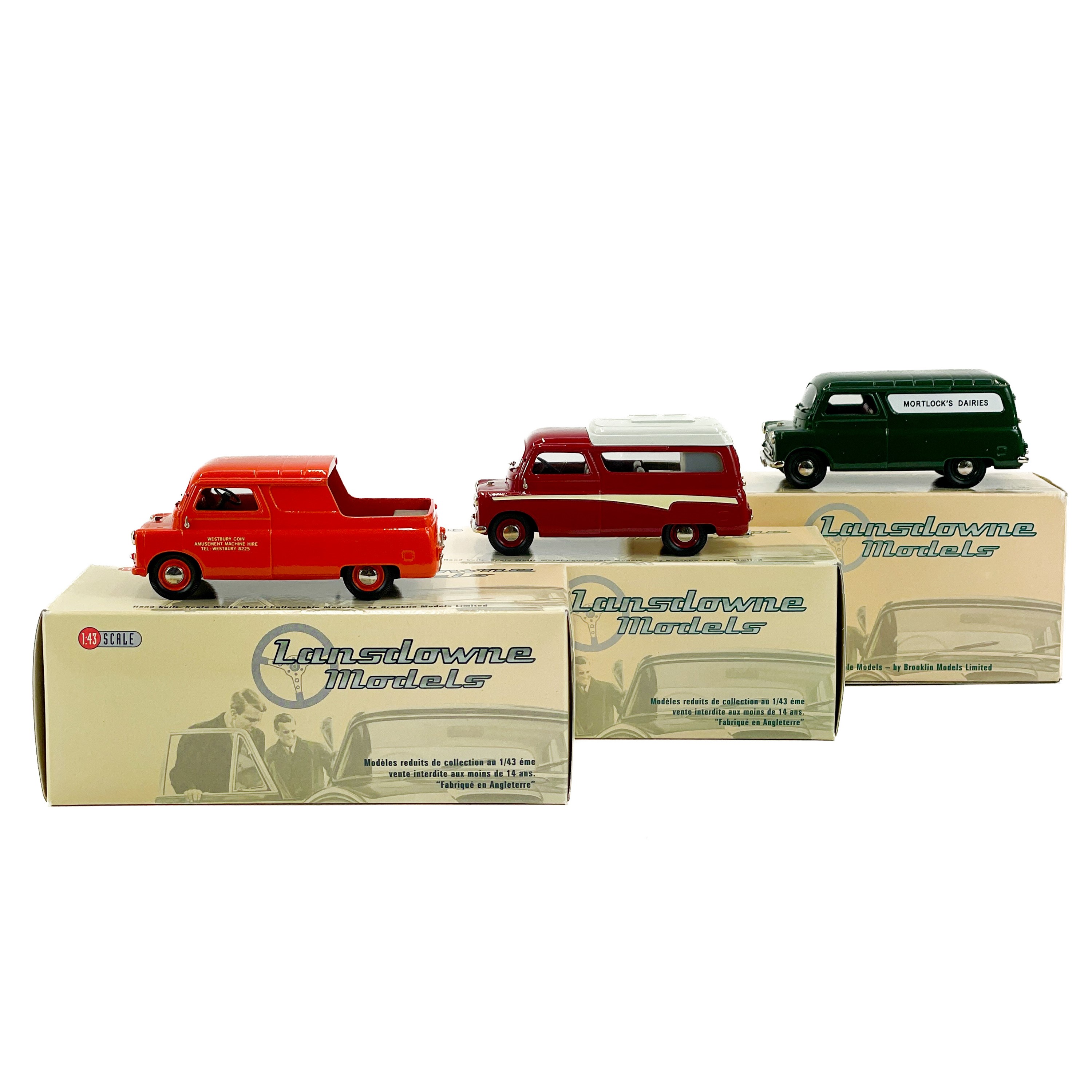 Lot 759 - Lansdowne Models 1960's Cars (x3): Bedford