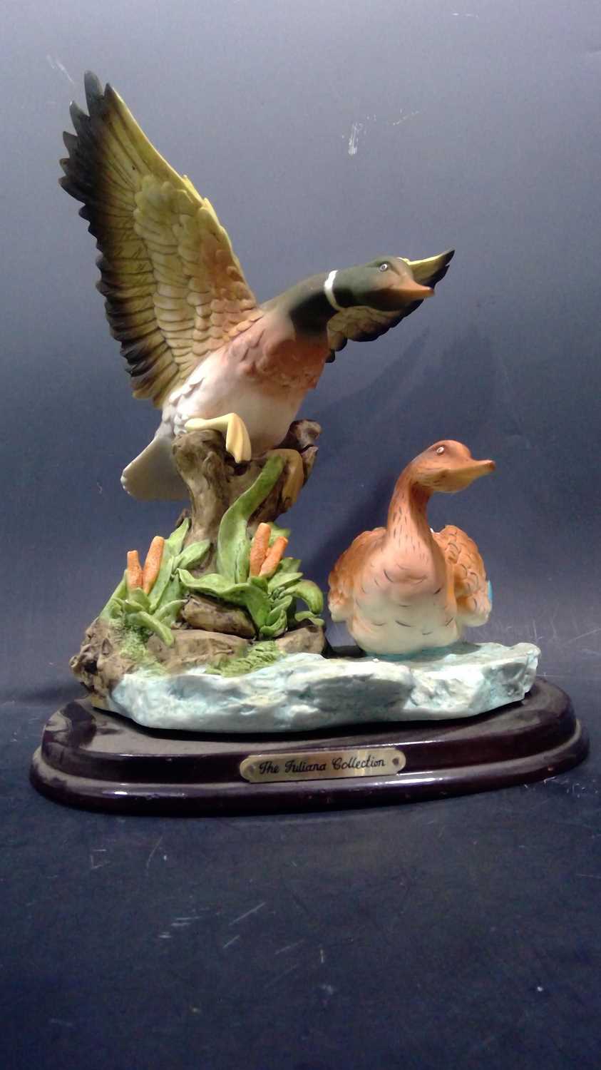 Lot 108 - The Juliana Collection resin study of a pair