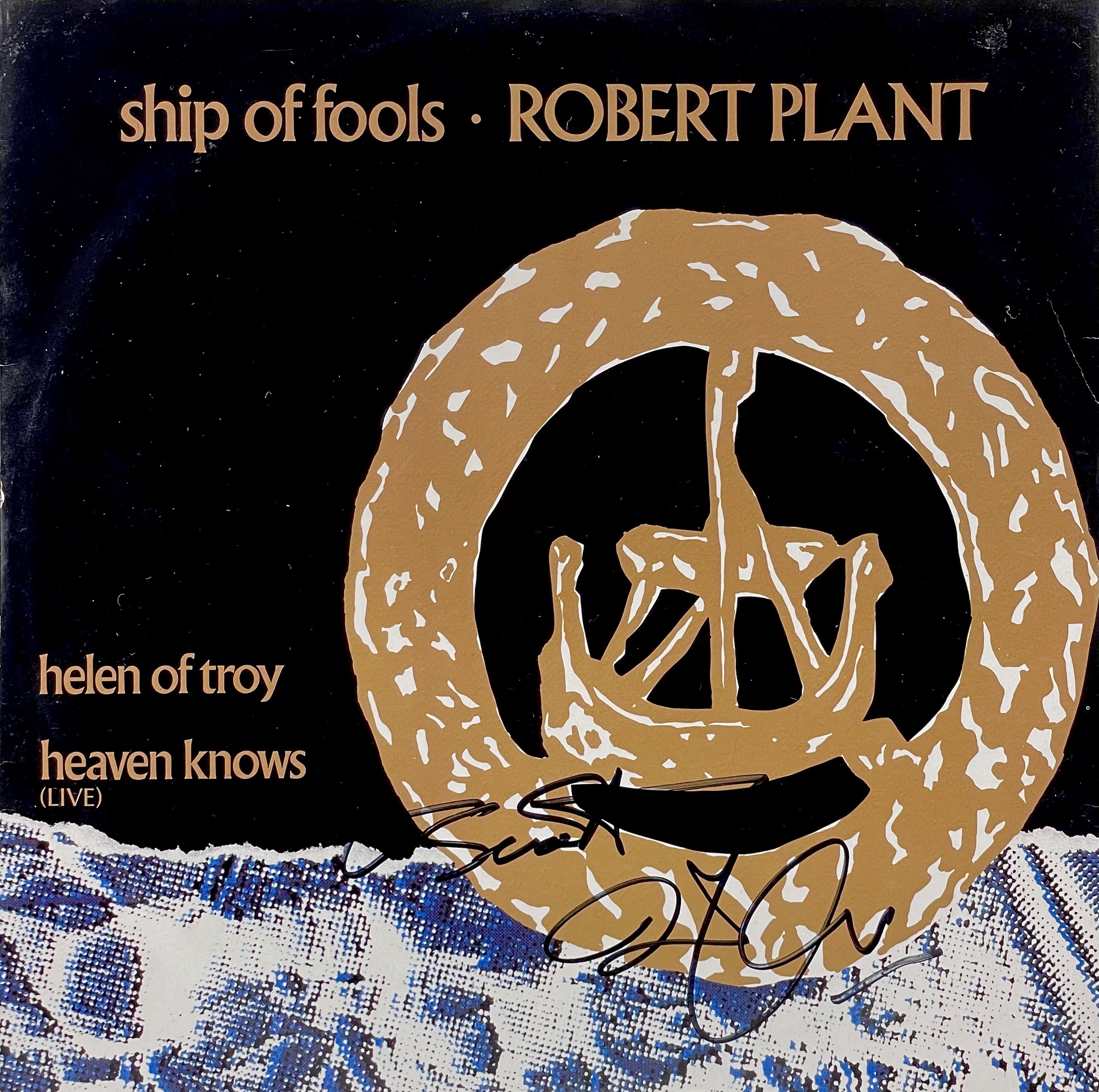 Lot 156 - SIGNED - Robert Plant album.
