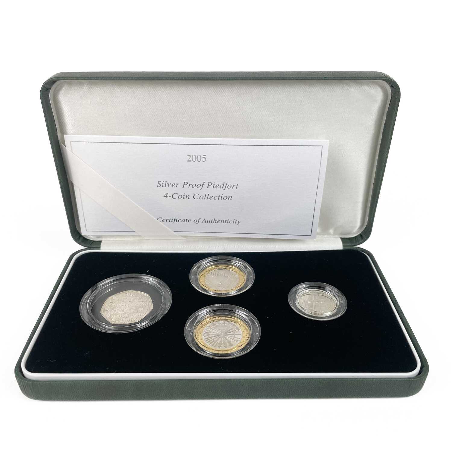 Lot 1 - Royal Mint, Great Britain. 2005 4 coin silver