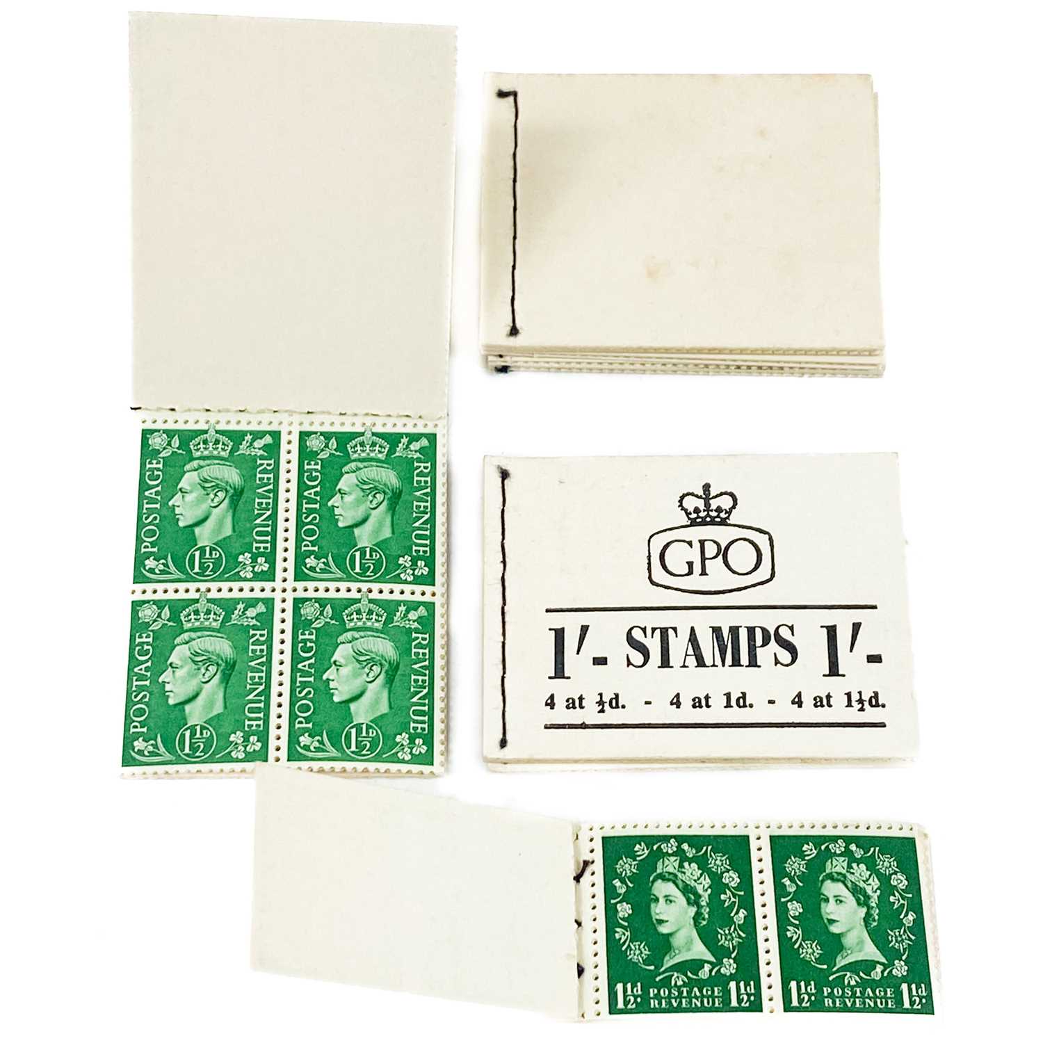Lot 309 - G.B. Pre-decimal 1/- Stitched Stamp Booklets