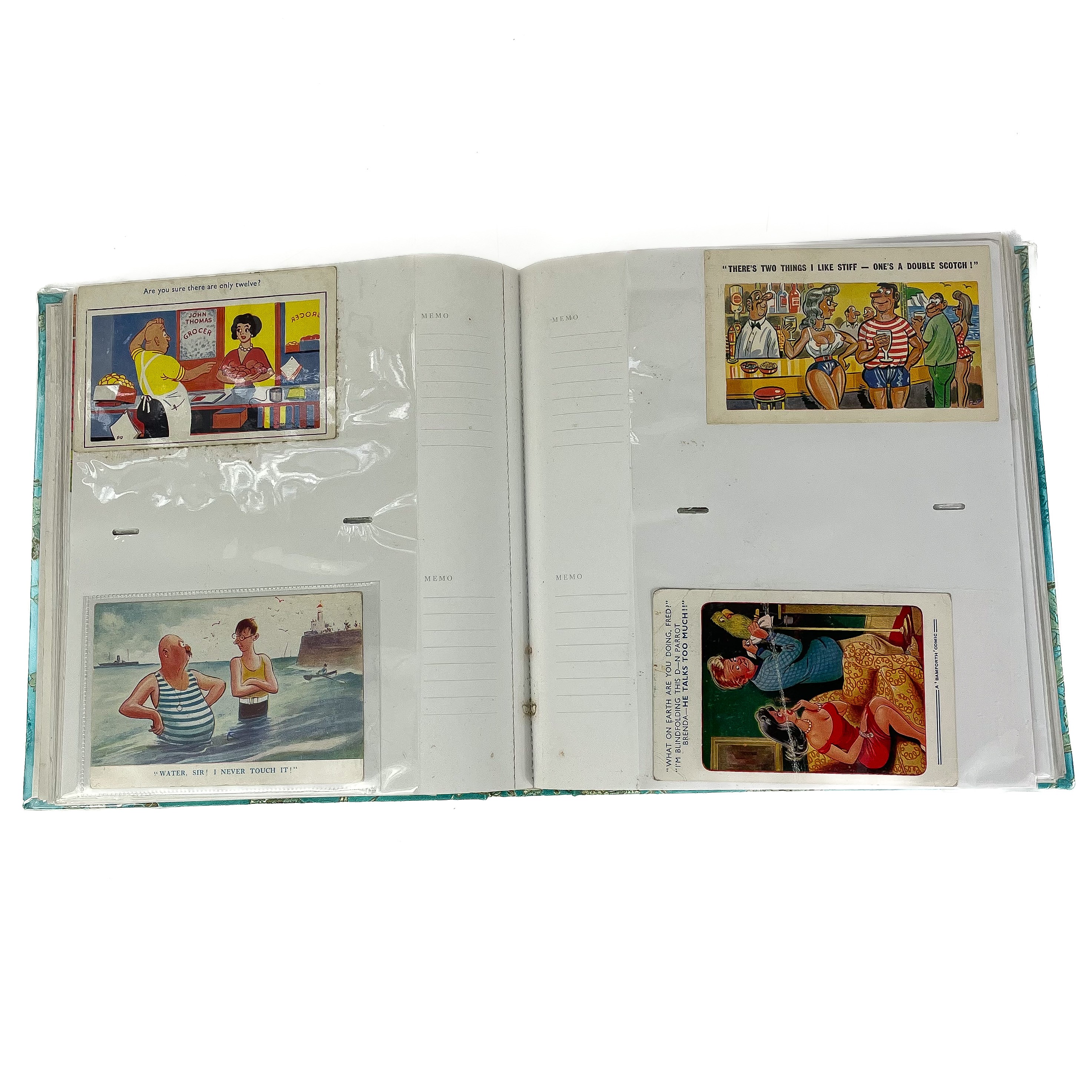 Lot 912 - Comic Postcards - Modern Album Containing