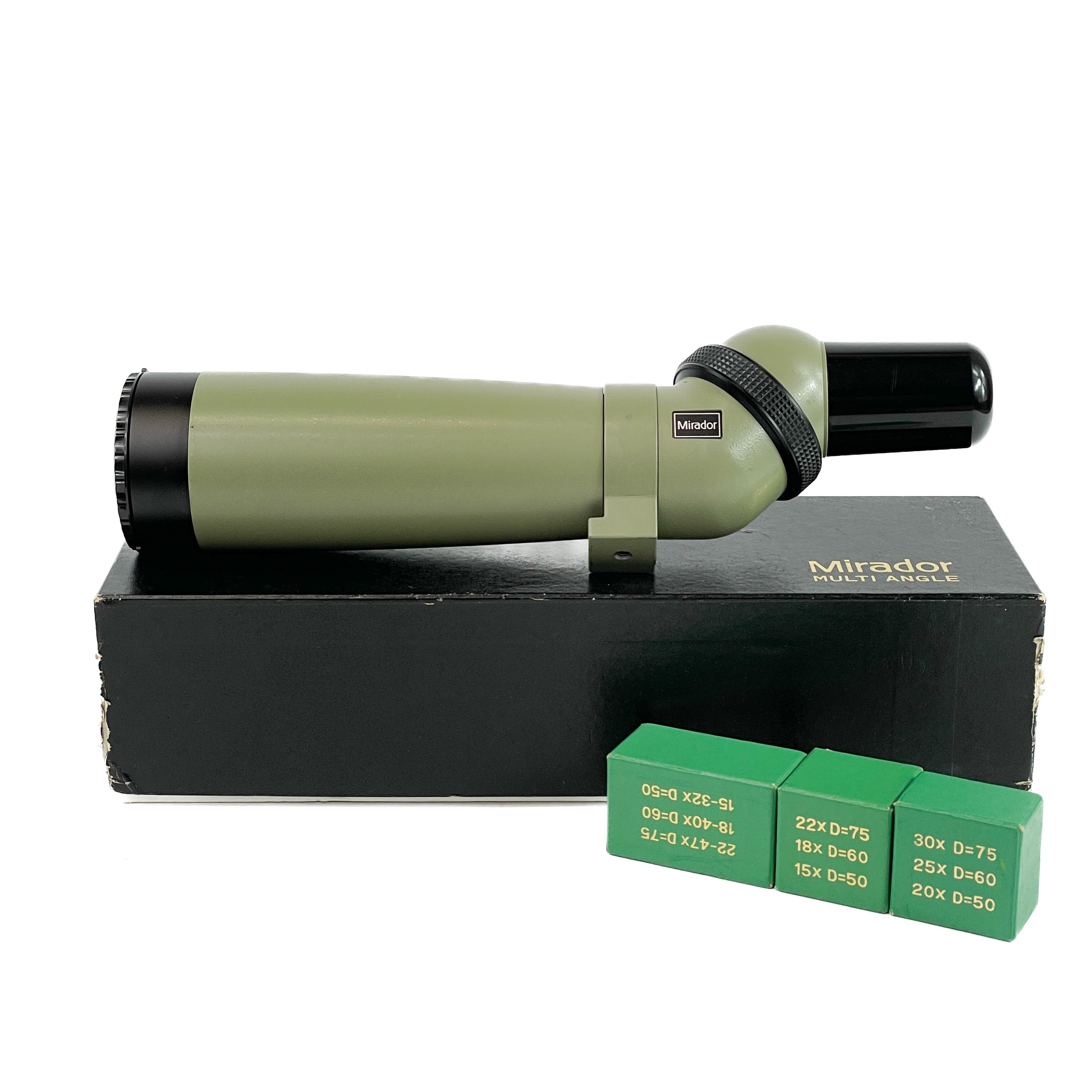 Lot 21 - Two Mirador spotting scopes.