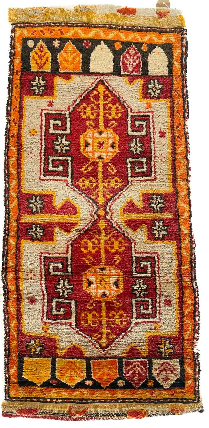 Lot 190 - A Yuruk yastik, South East Anatolia, circa