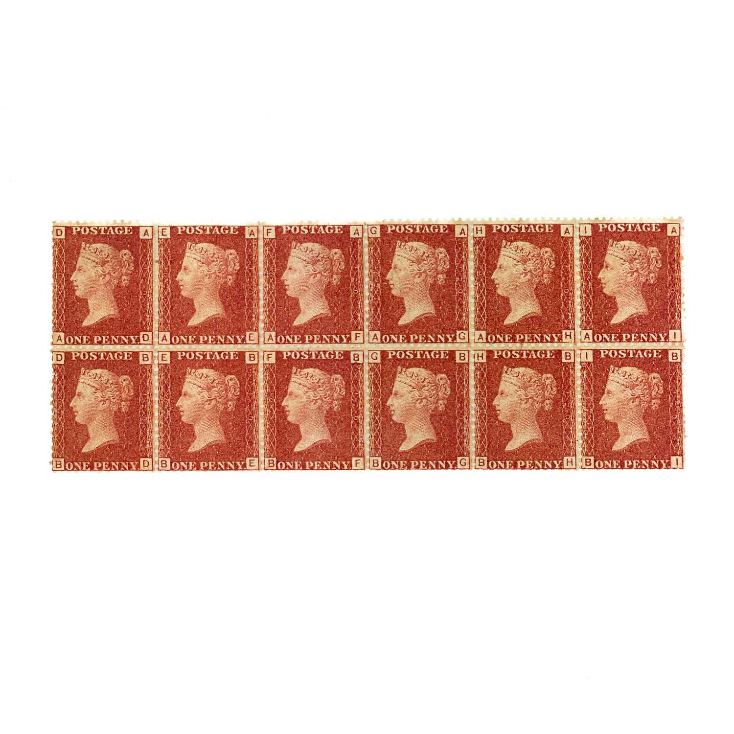 Lot 544 - Great Britain 1868 1d Red Plate 120 Mint