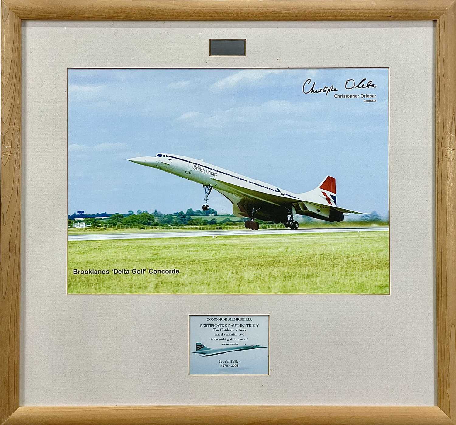 Lot 950 - Concorde Memorabilia Framed & Glazed Prints