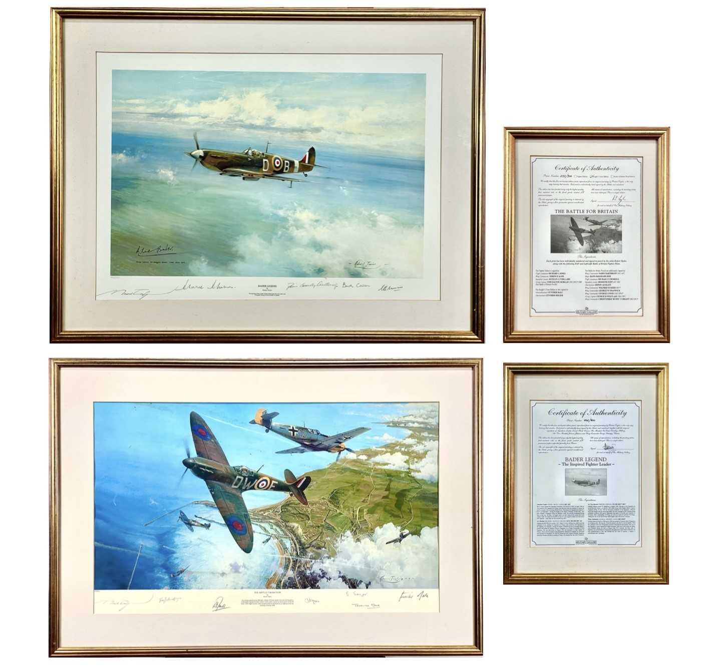 Lot 233 - Second World War Framed & Glazed Pictures by