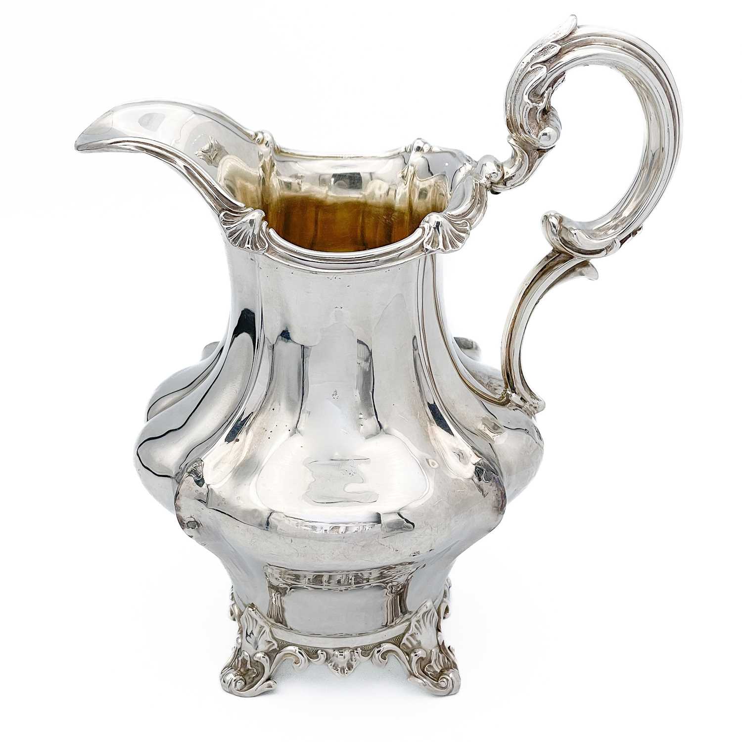Lot 199 - A Victorian silver milk jug by Charles Reily
