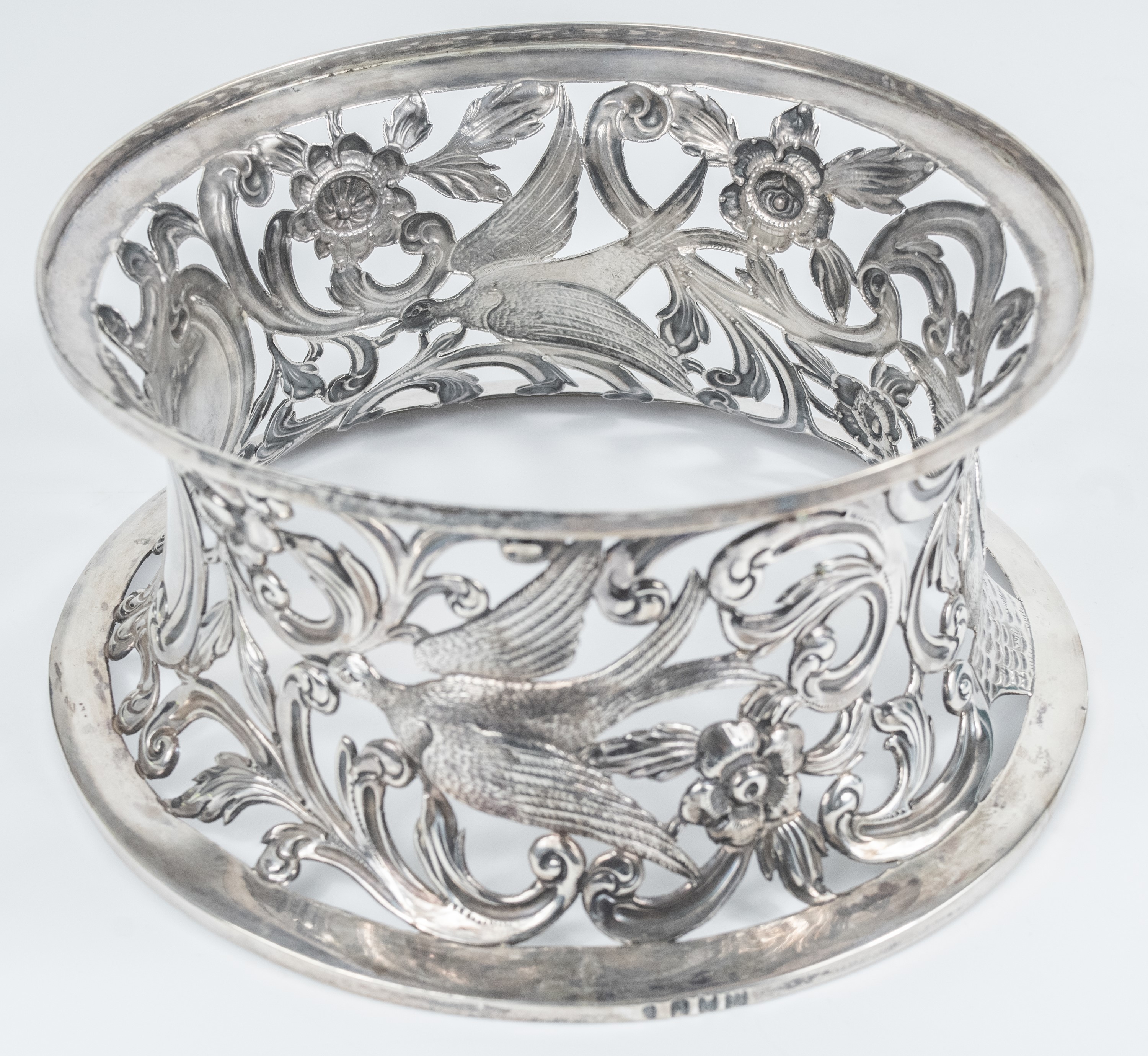 Lot 113 - A Victorian Irish silver ring dish by Edmond