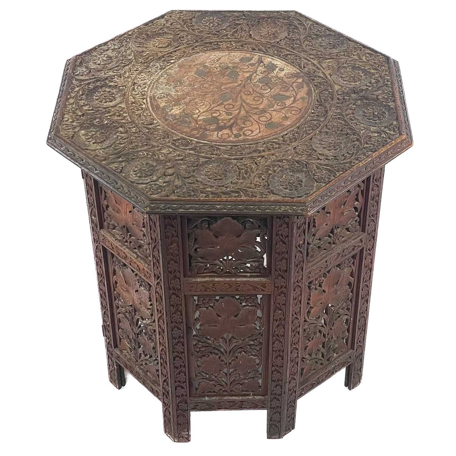 Lot 106 - An Anglo-Indian octagonal occasional table,