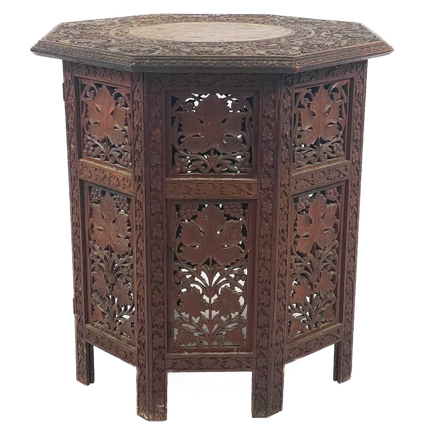 Lot 106 - An Anglo-Indian octagonal occasional table,
