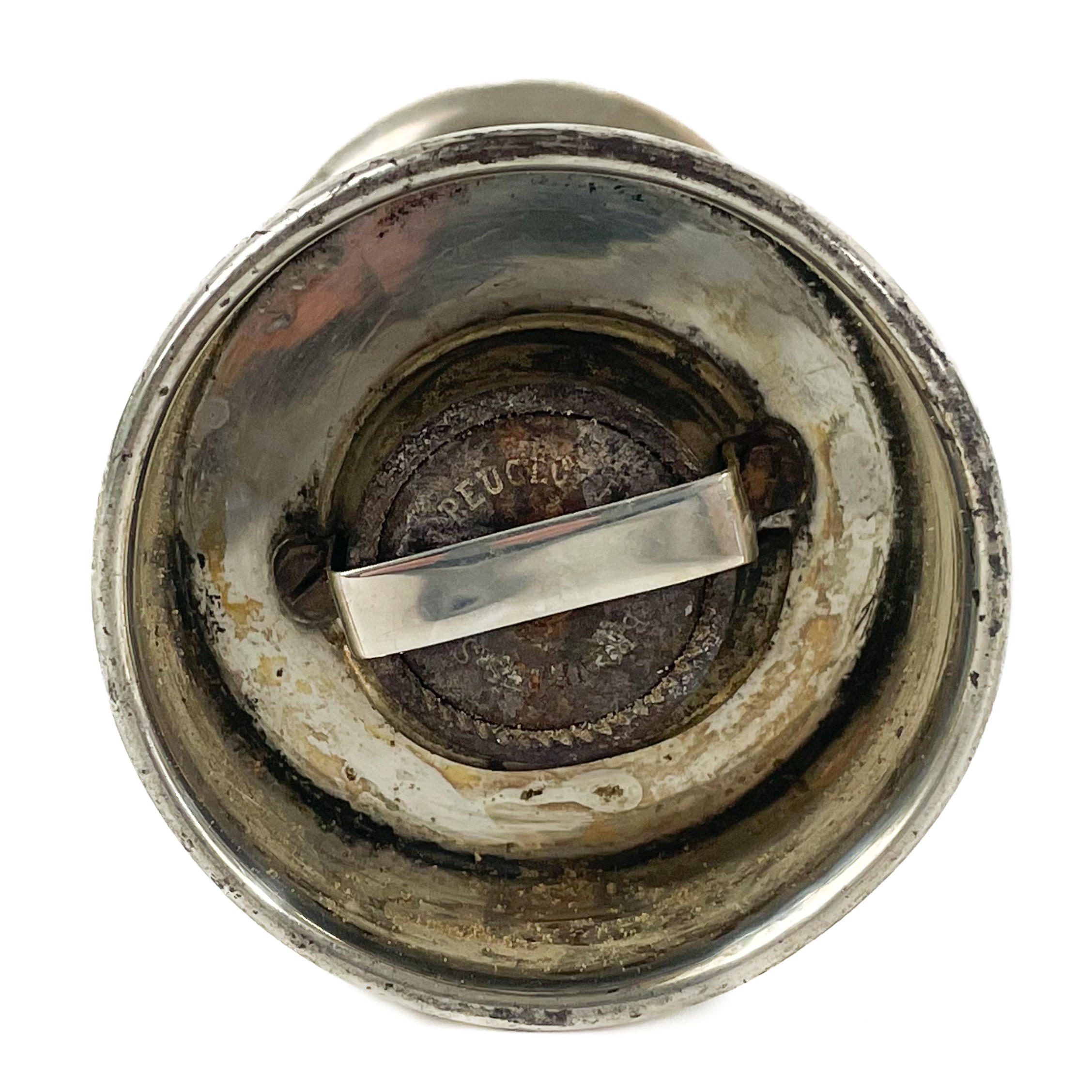 Lot 177 - An Edwardian silver pepper grinder by