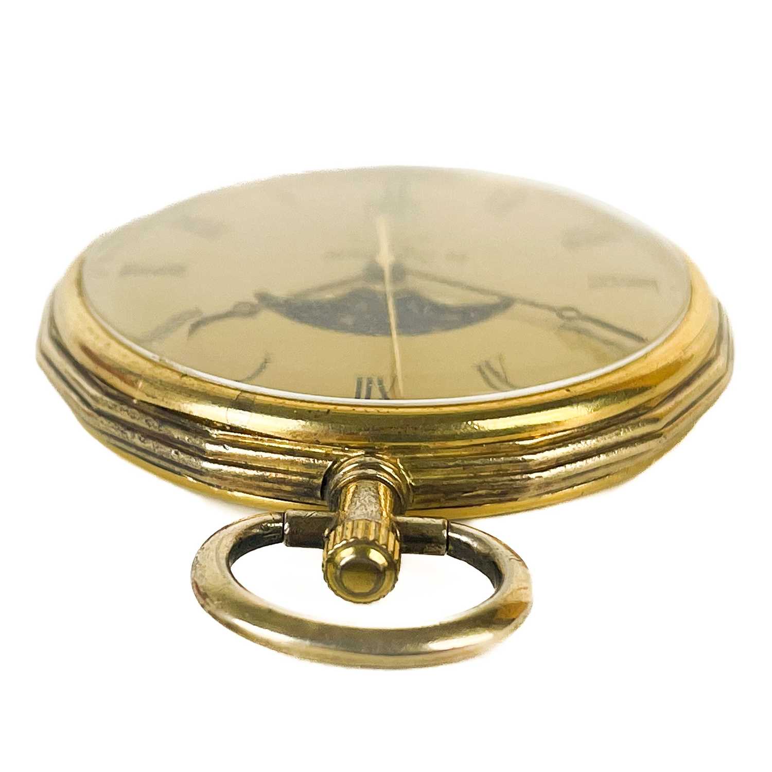 Lot 20 - A modern Le Cheminant gold plated quartz