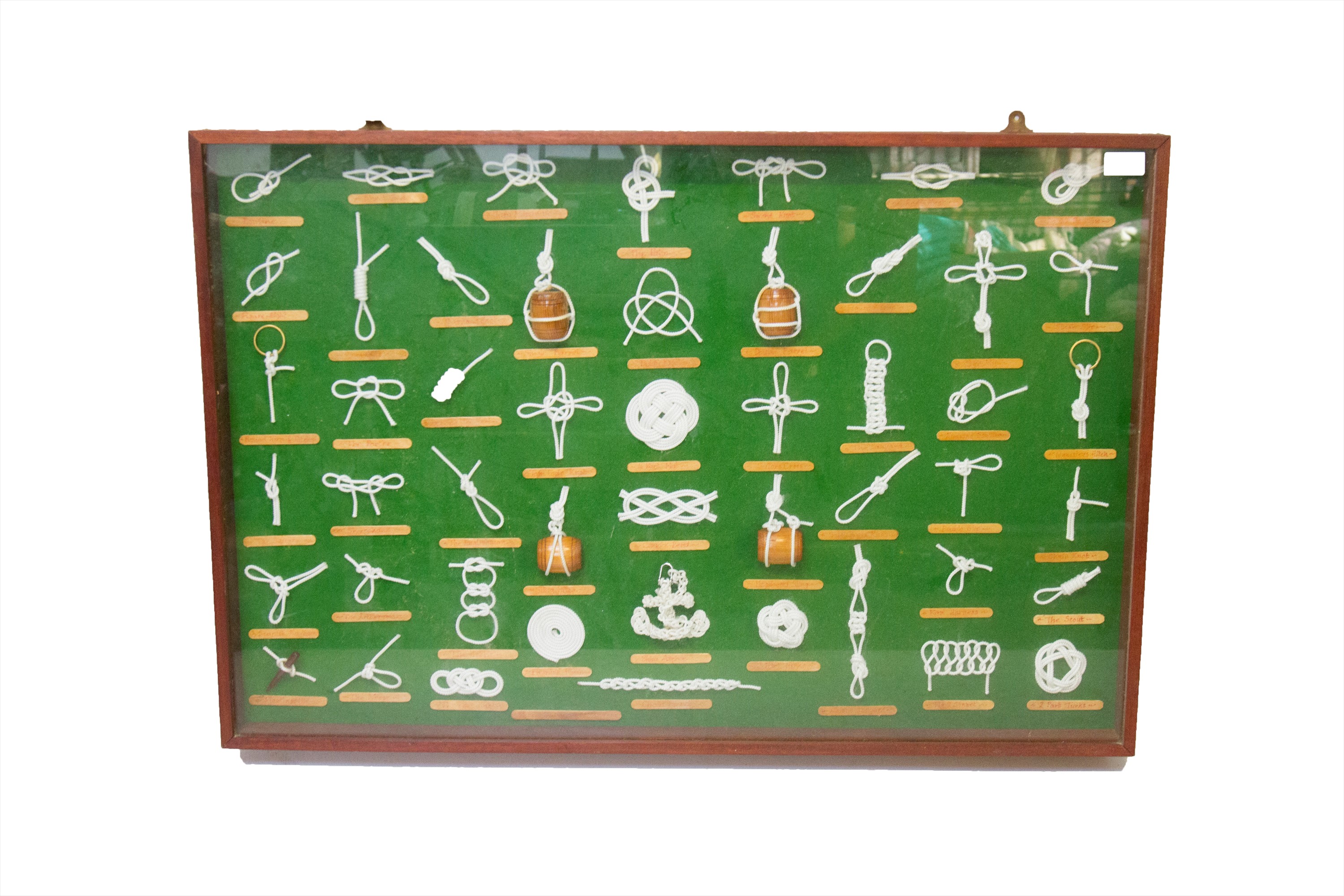 Lot 307 - A large knot board, displaying an