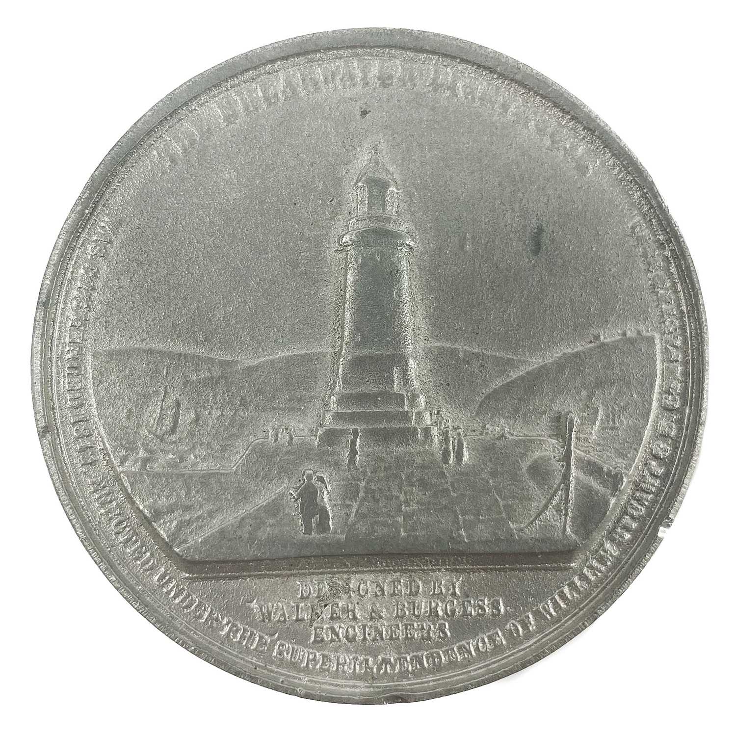Lot 83 - Plymouth breakwater medallion.