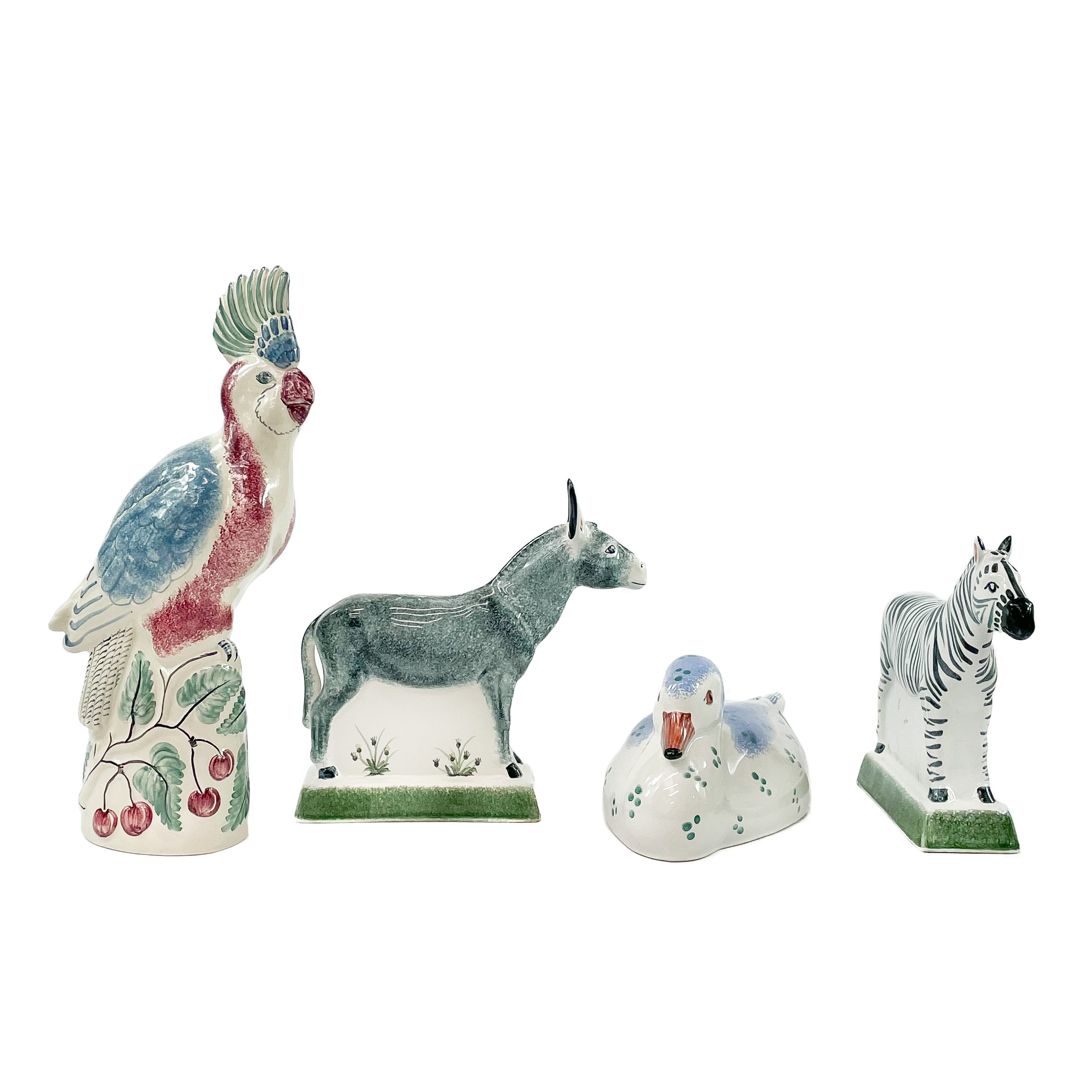 Lot 838 - A collection of seven Rye pottery figures