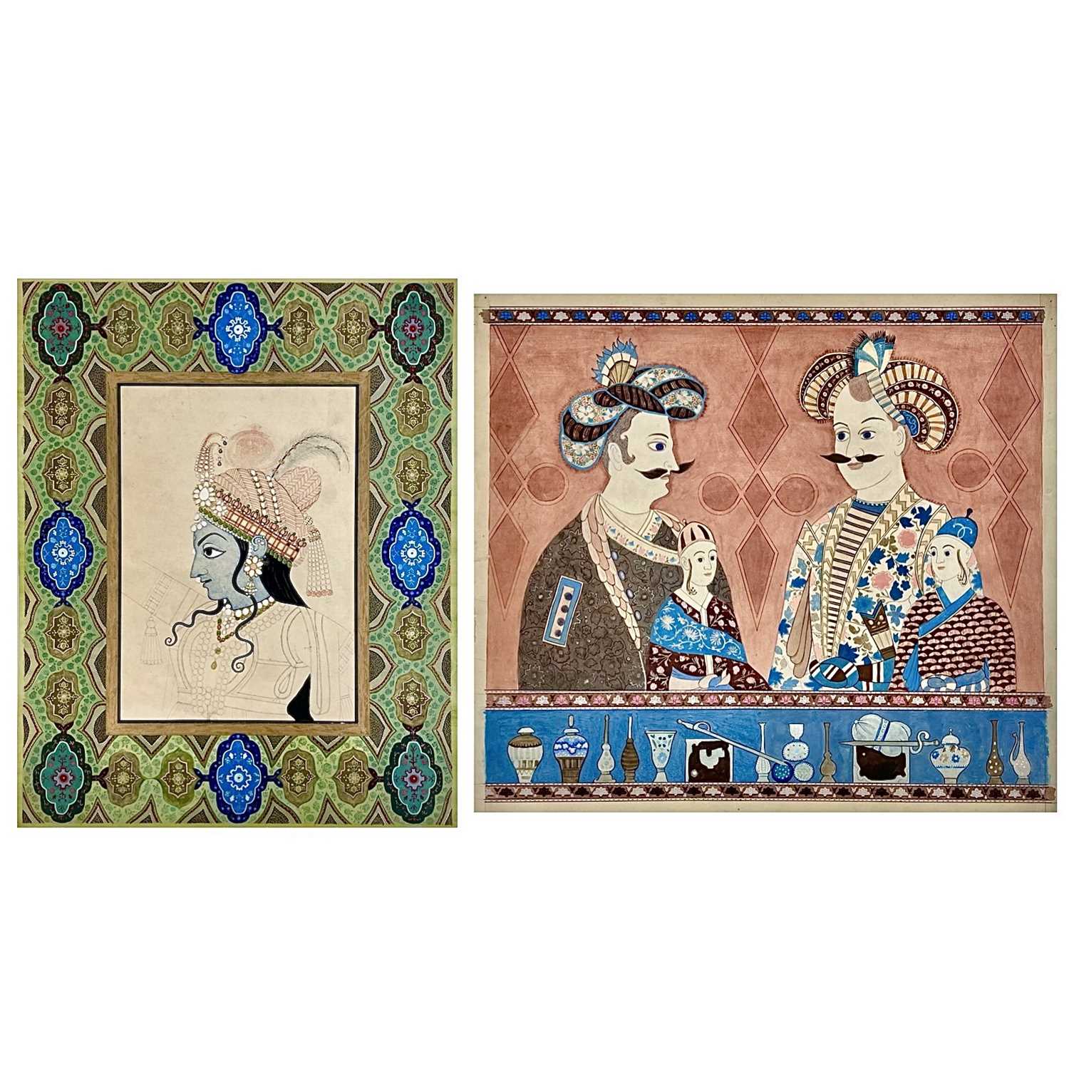 Lot 131 - 'Female dancer enacting the role of Krishner,