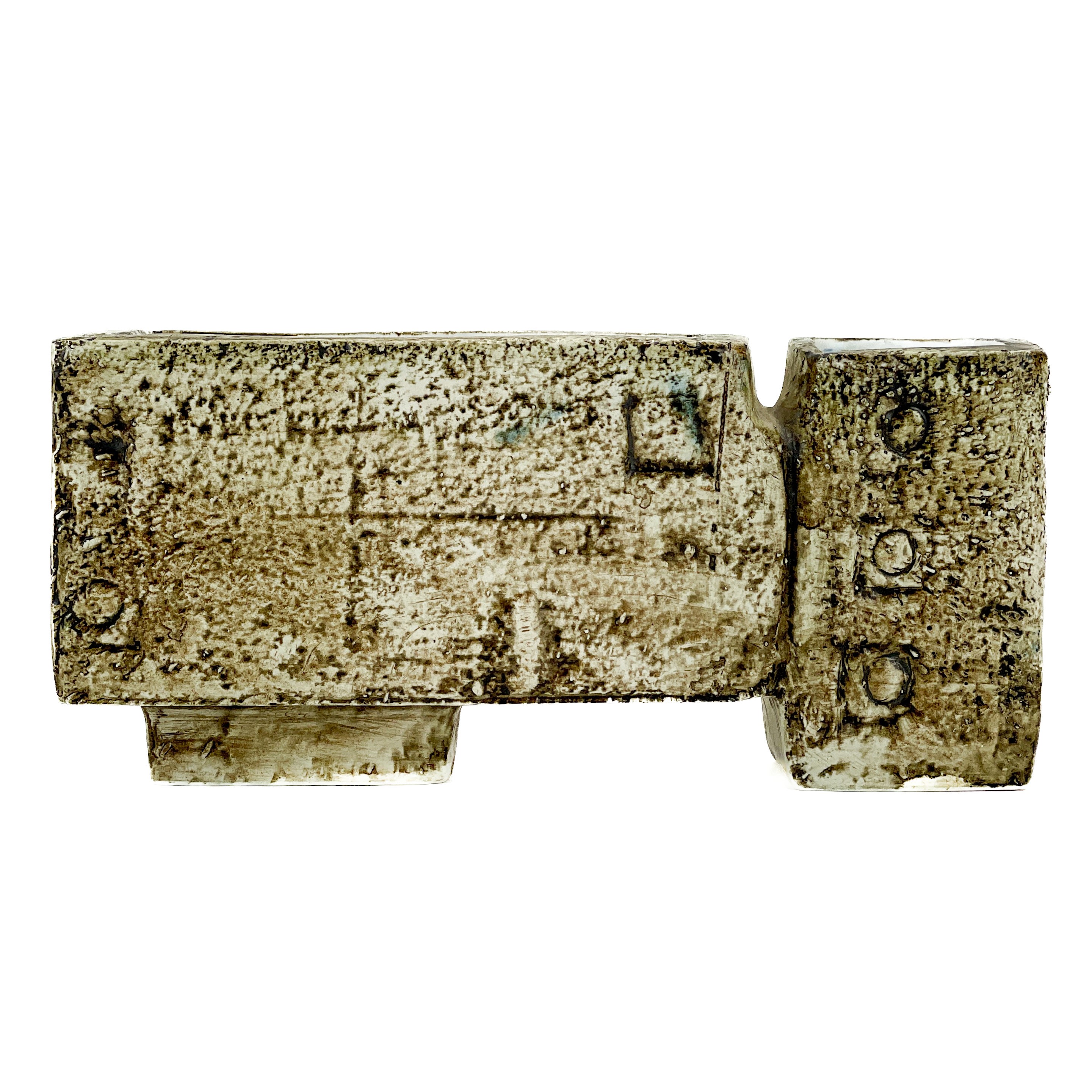 Lot 456 - A rare Troika Designer Double vase.