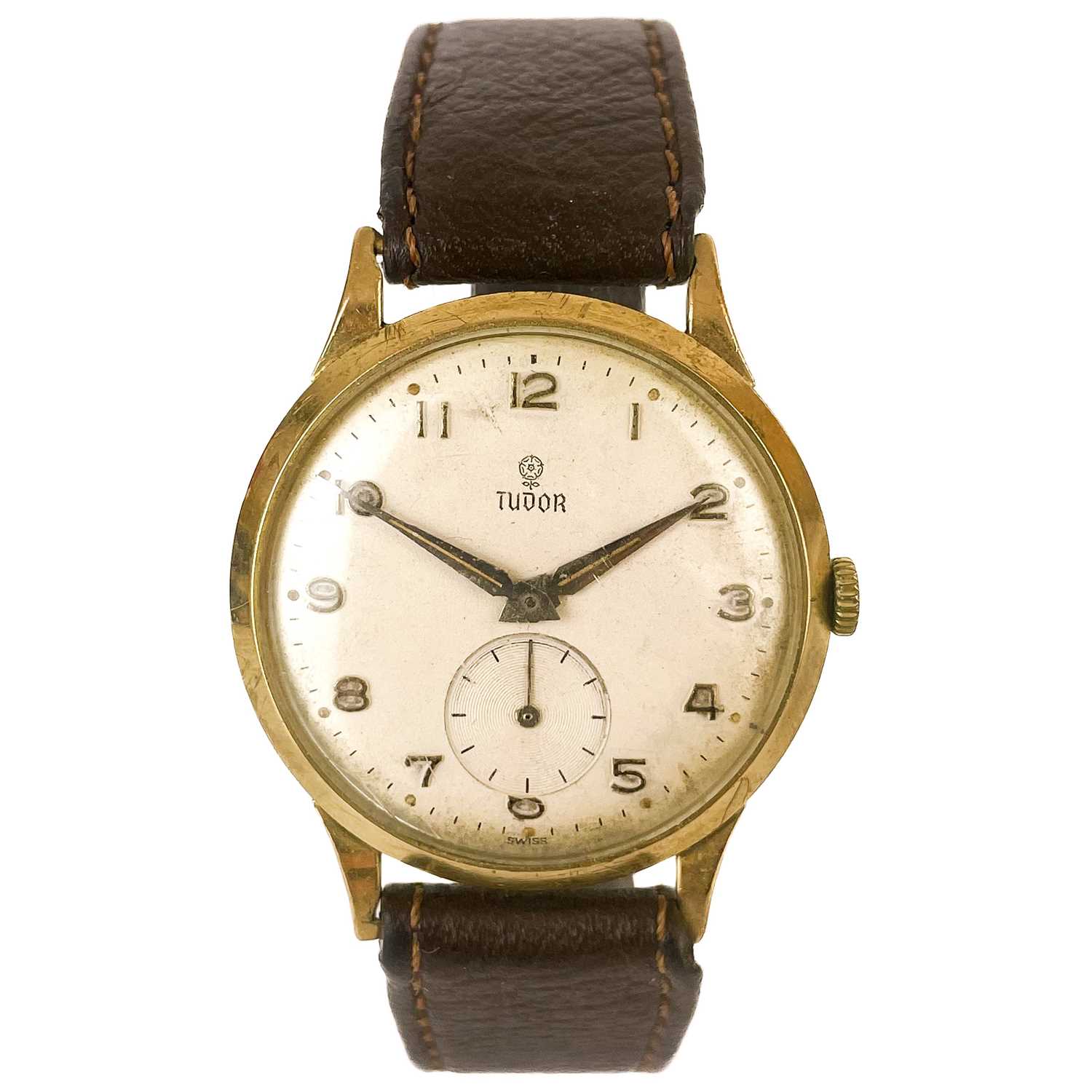Lot 85 - A Tudor 9ct gold cased 1960's manual wind